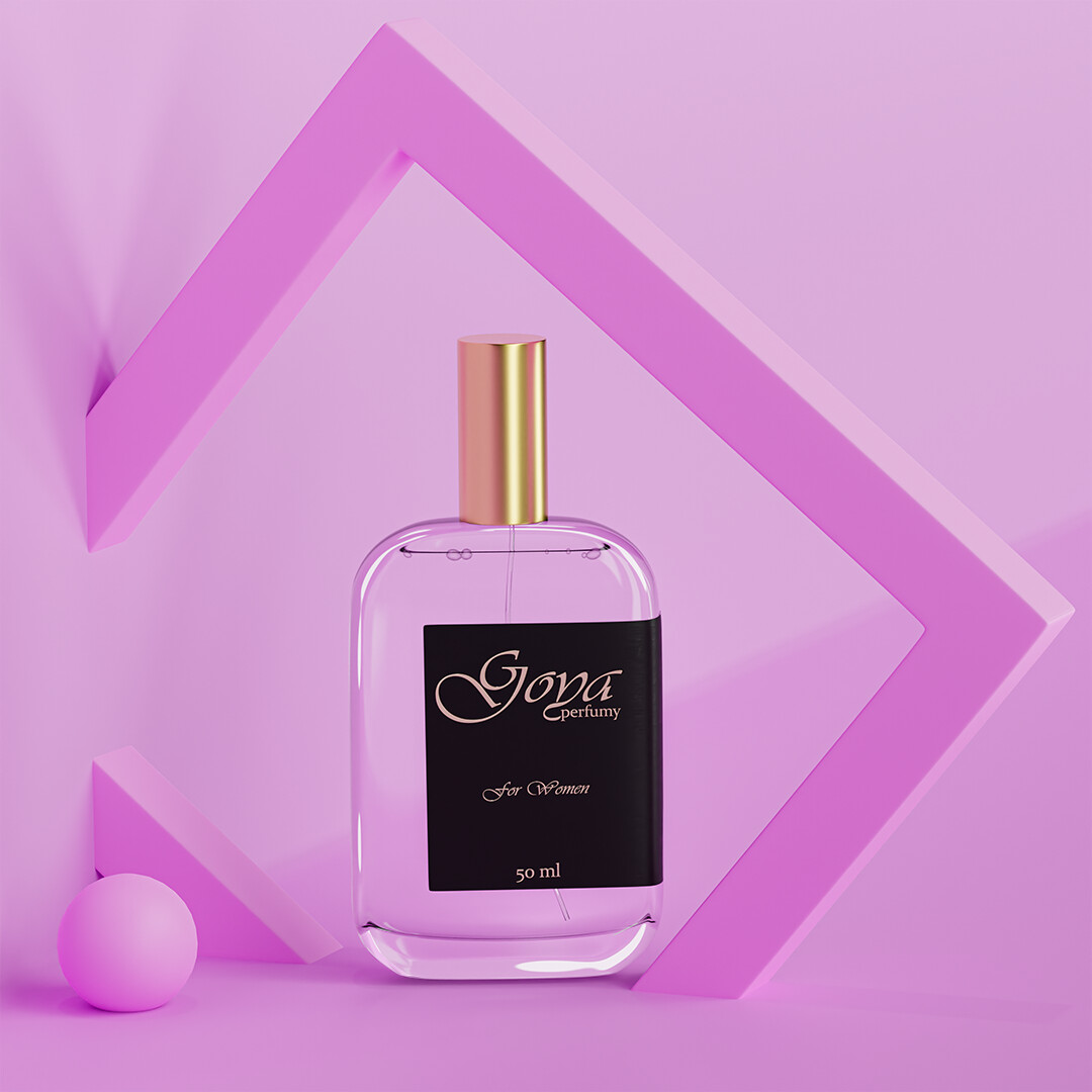 ArtStation - Goya Perfume: Product renders for women