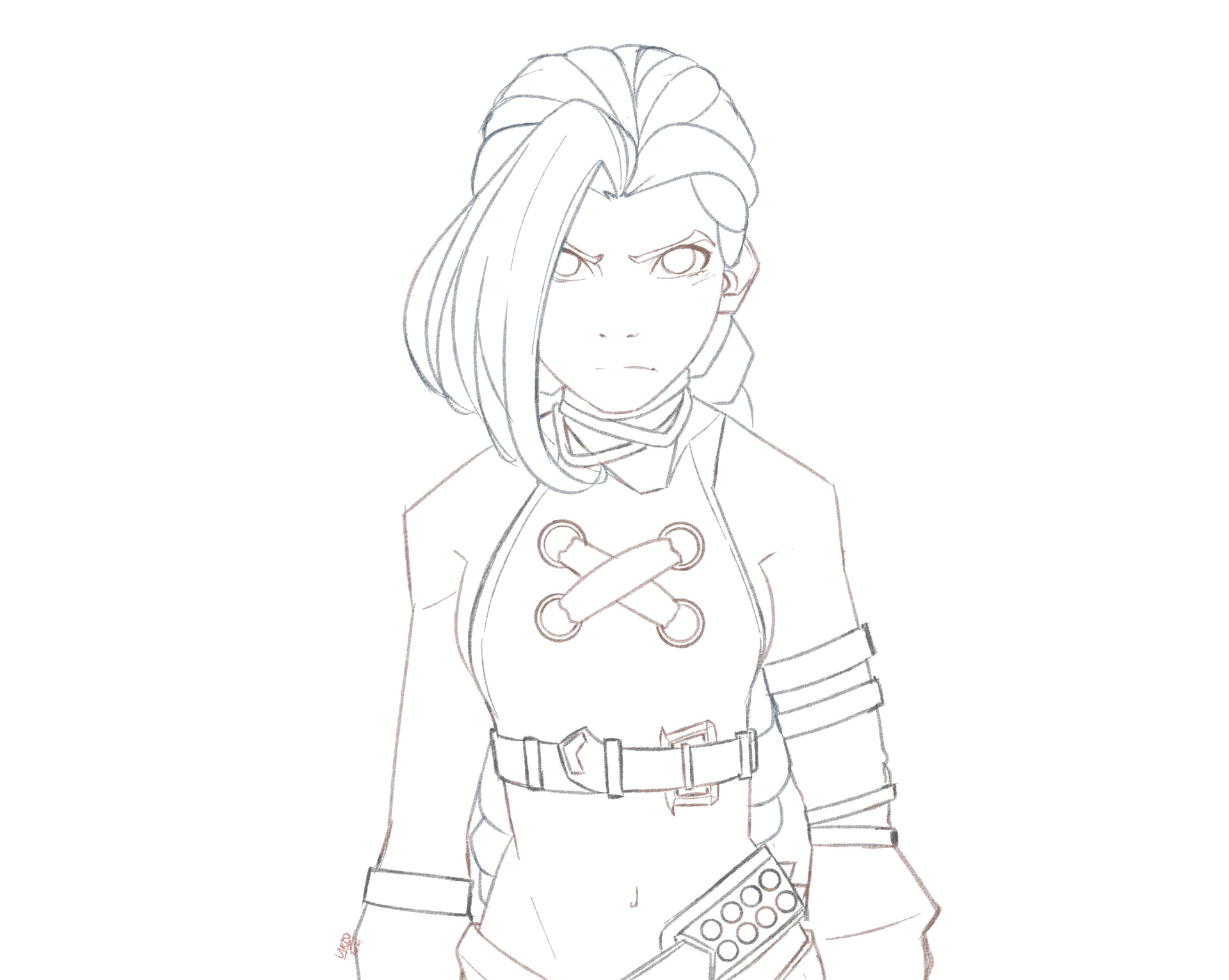 League Of Legends Drawing Jinx