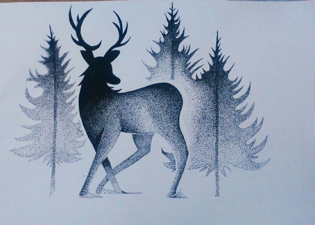 ArtStation - stippling art