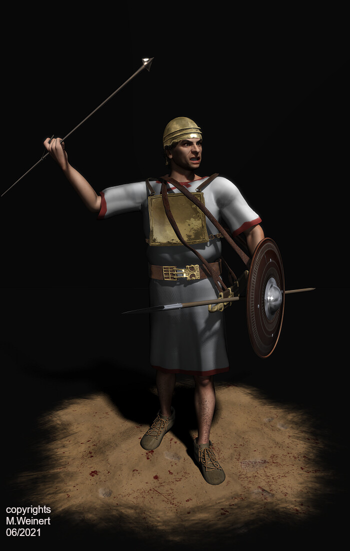 ArtStation - Iberian Caetratus (Zama 202 BC)