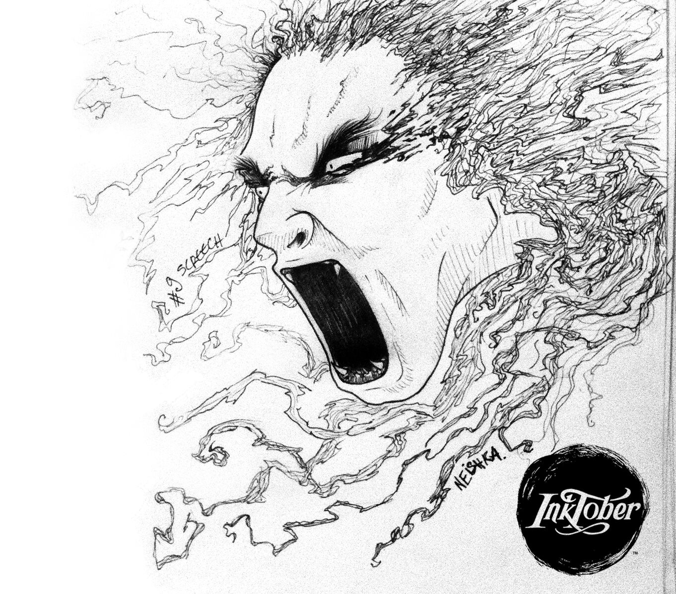 ArtStation - Inktober - Hurler