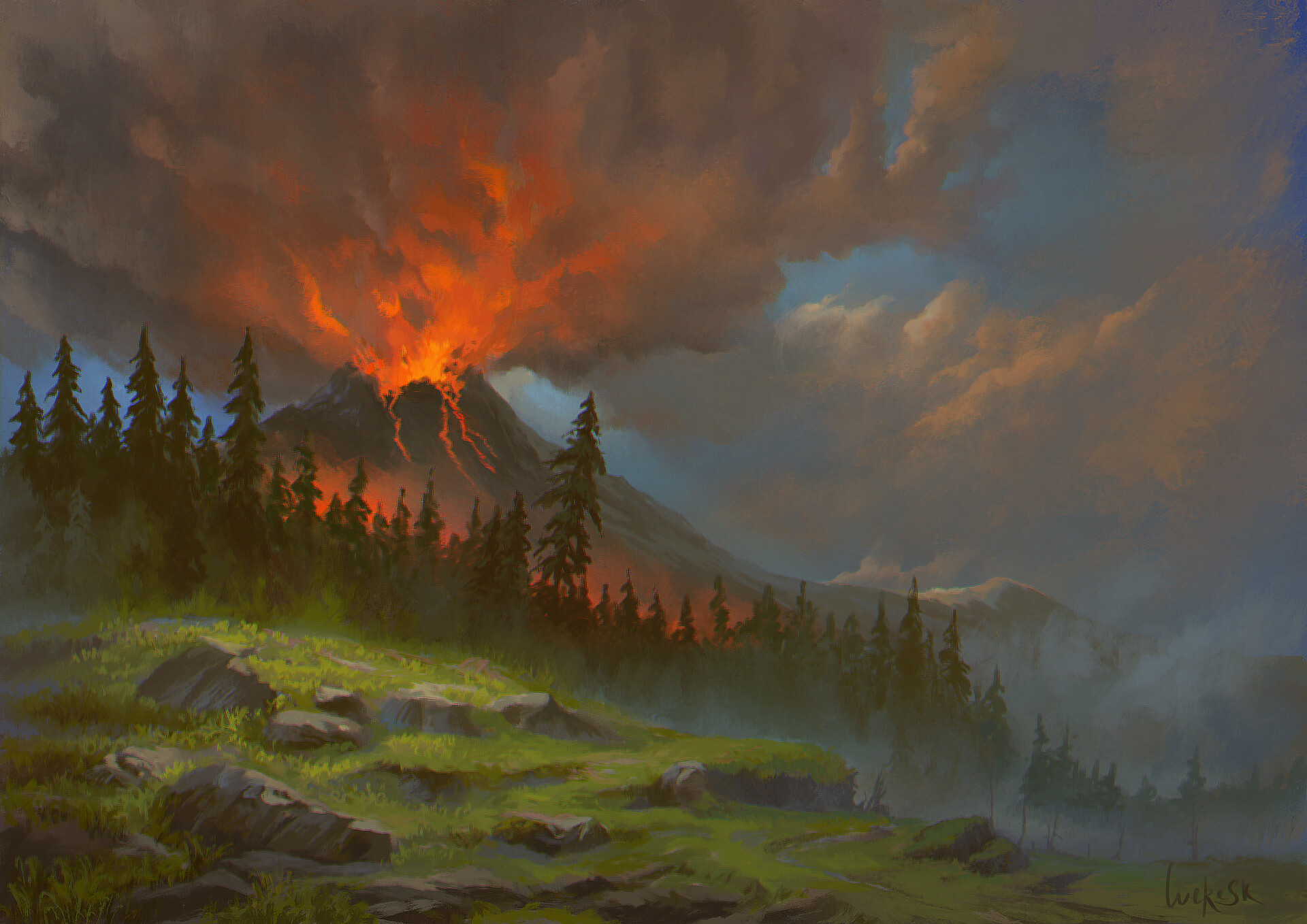 ArtStation - Volcano