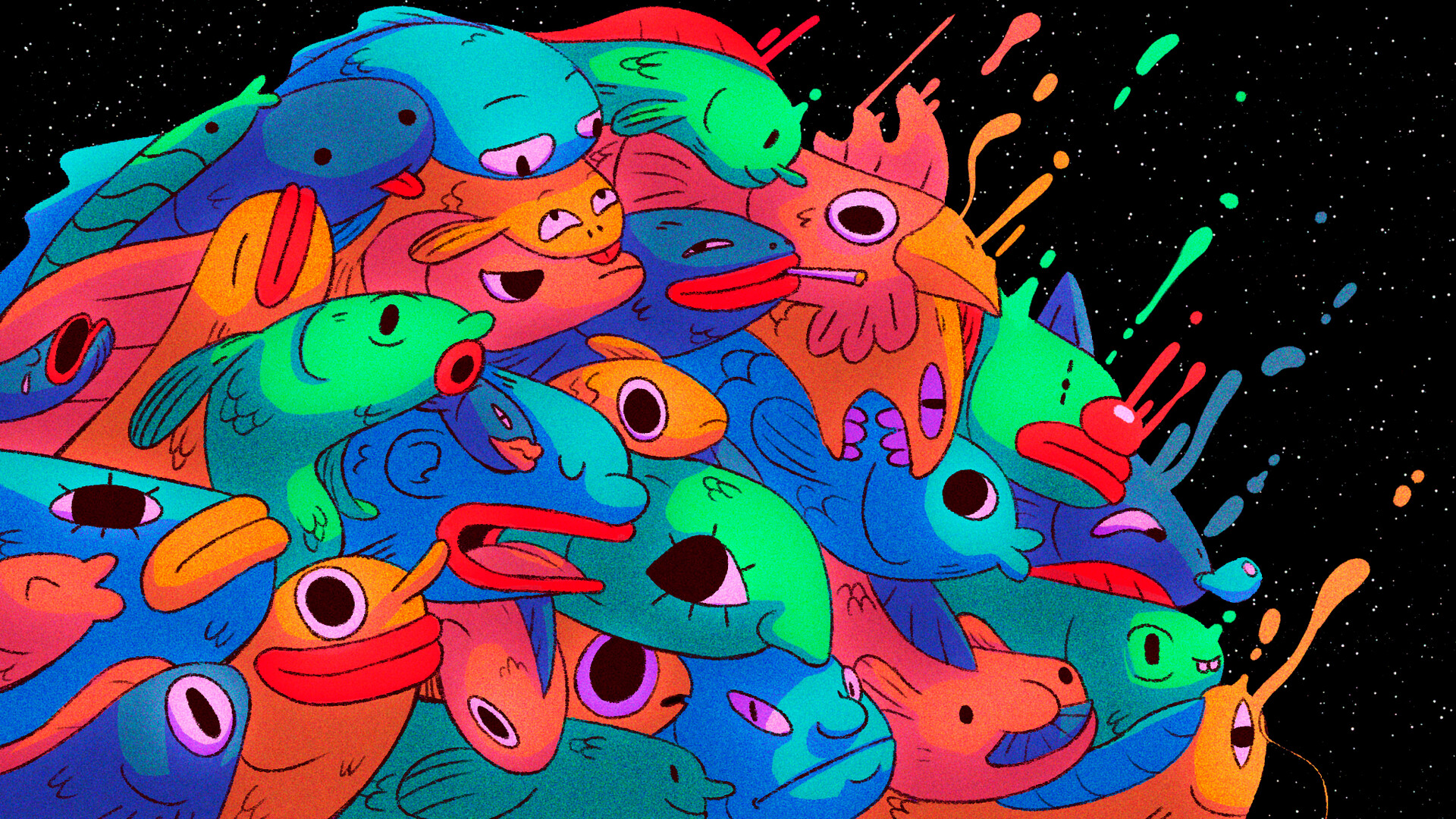 ArtStation - Weird fishes