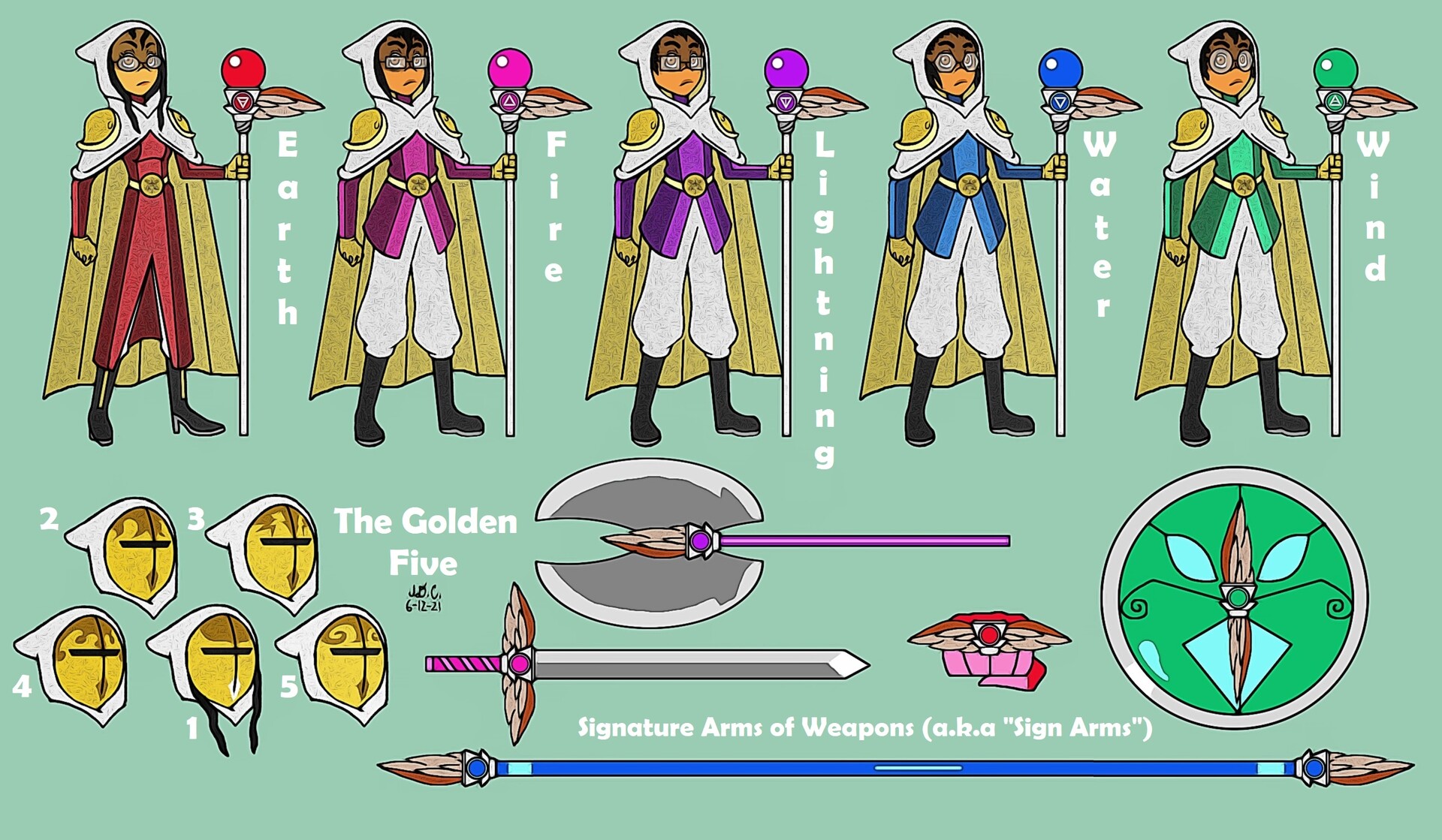 ArtStation - The Golden Five