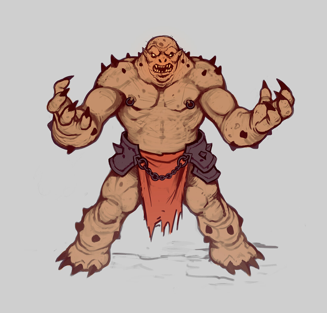 ArtStation - Spiky Ogre