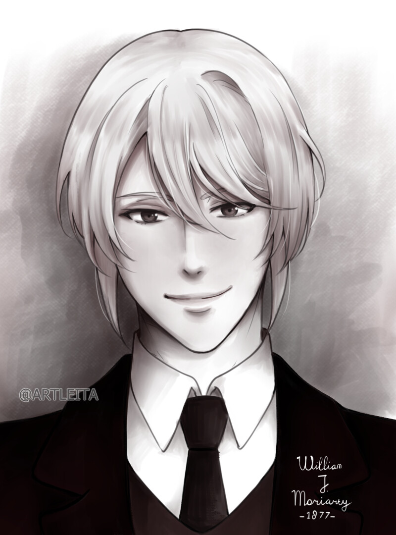 Artleita - [ Potrait Illustration] William James Moriarty