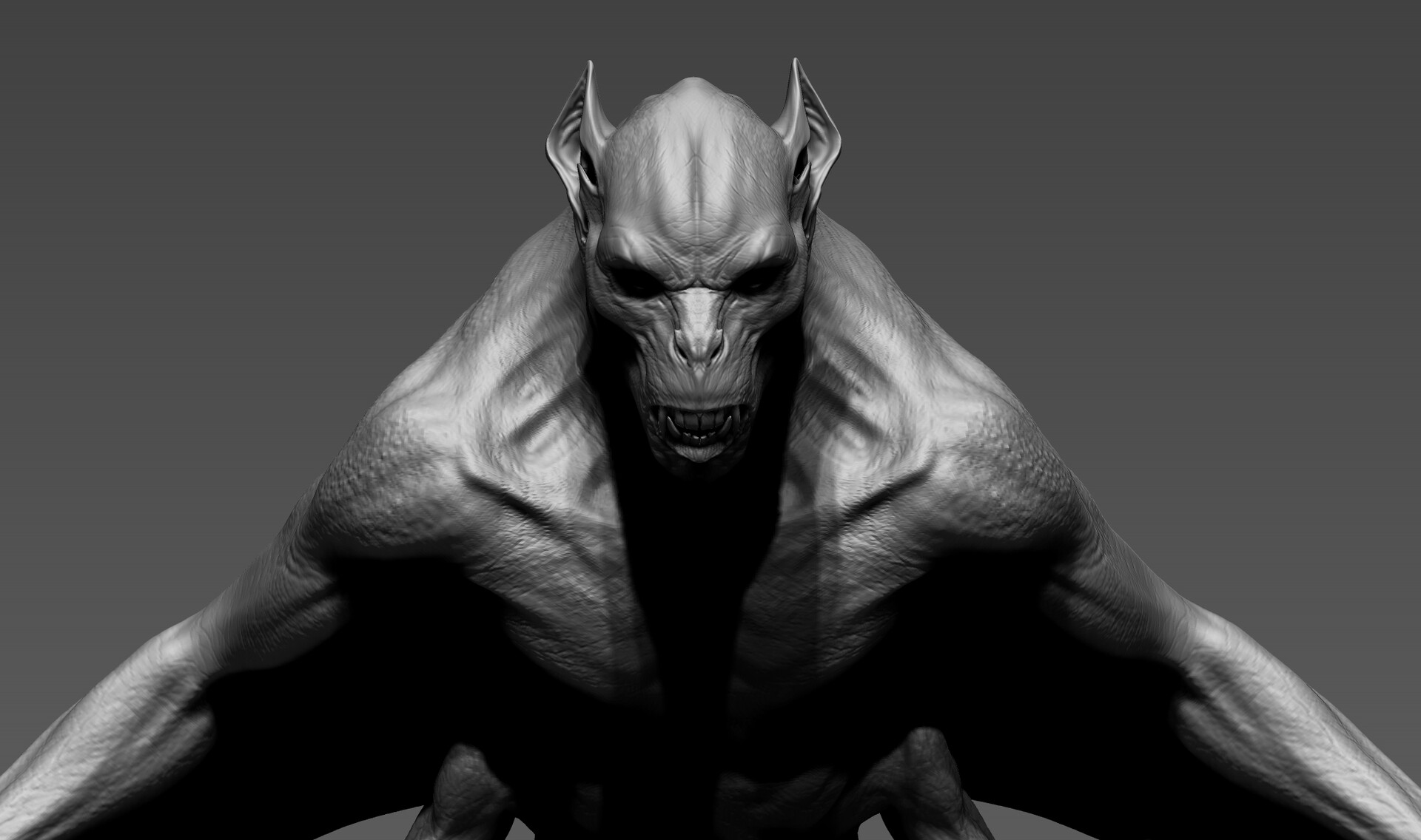 Jerad S. Marantz - Concept Art Workshop Demo: Bat Creature