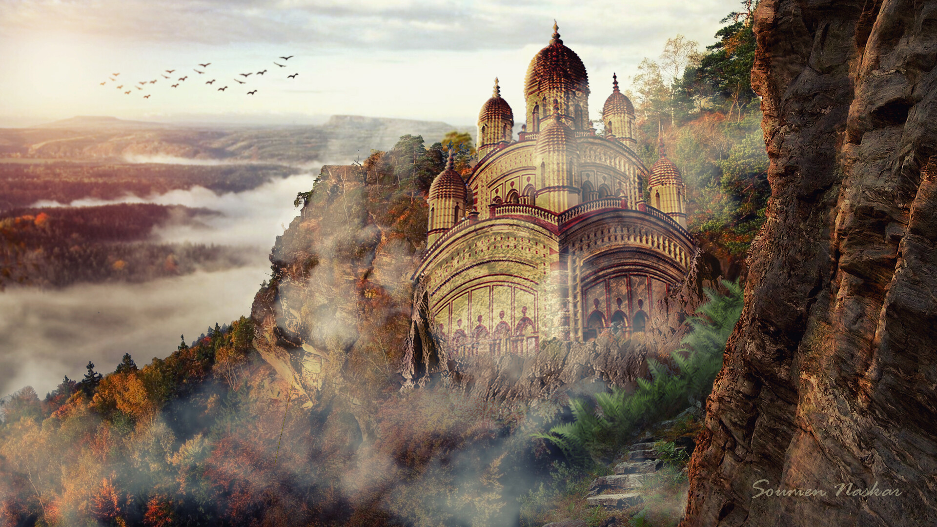 ArtStation - Mountain Temple