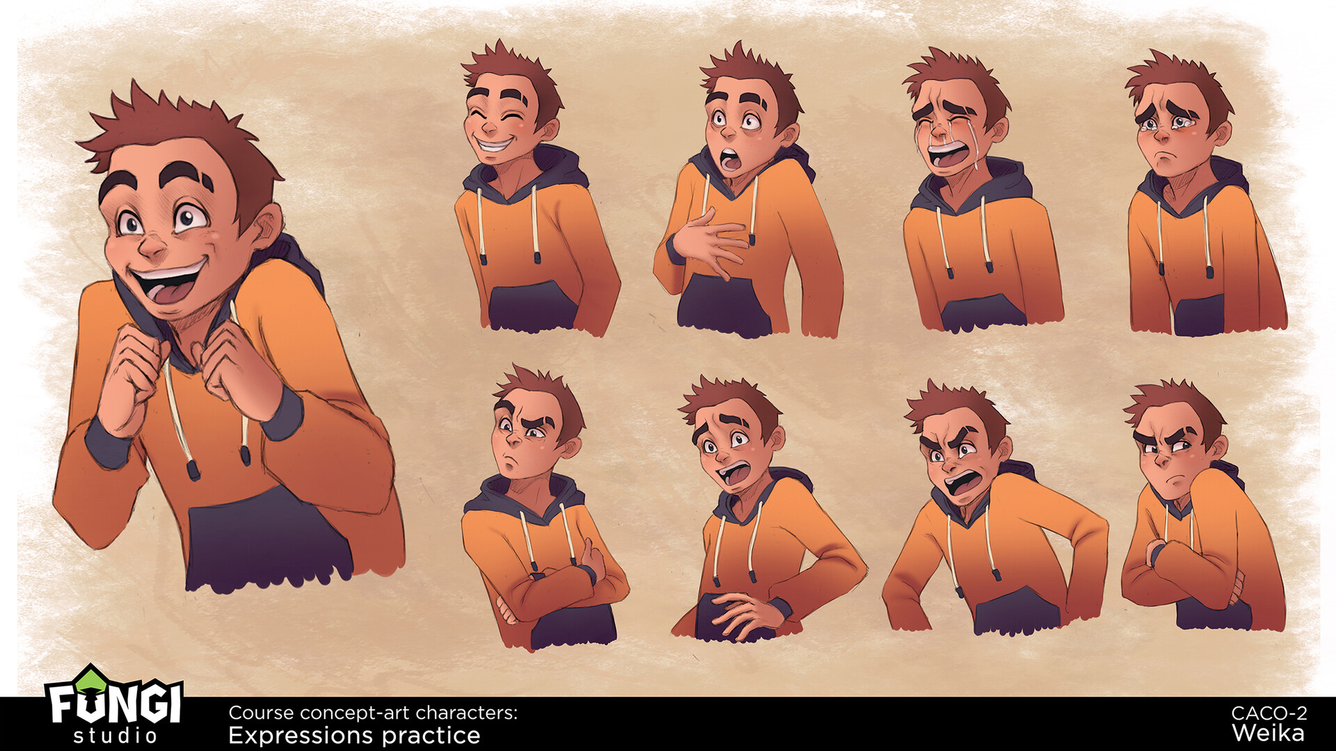 ArtStation - Emotions practice