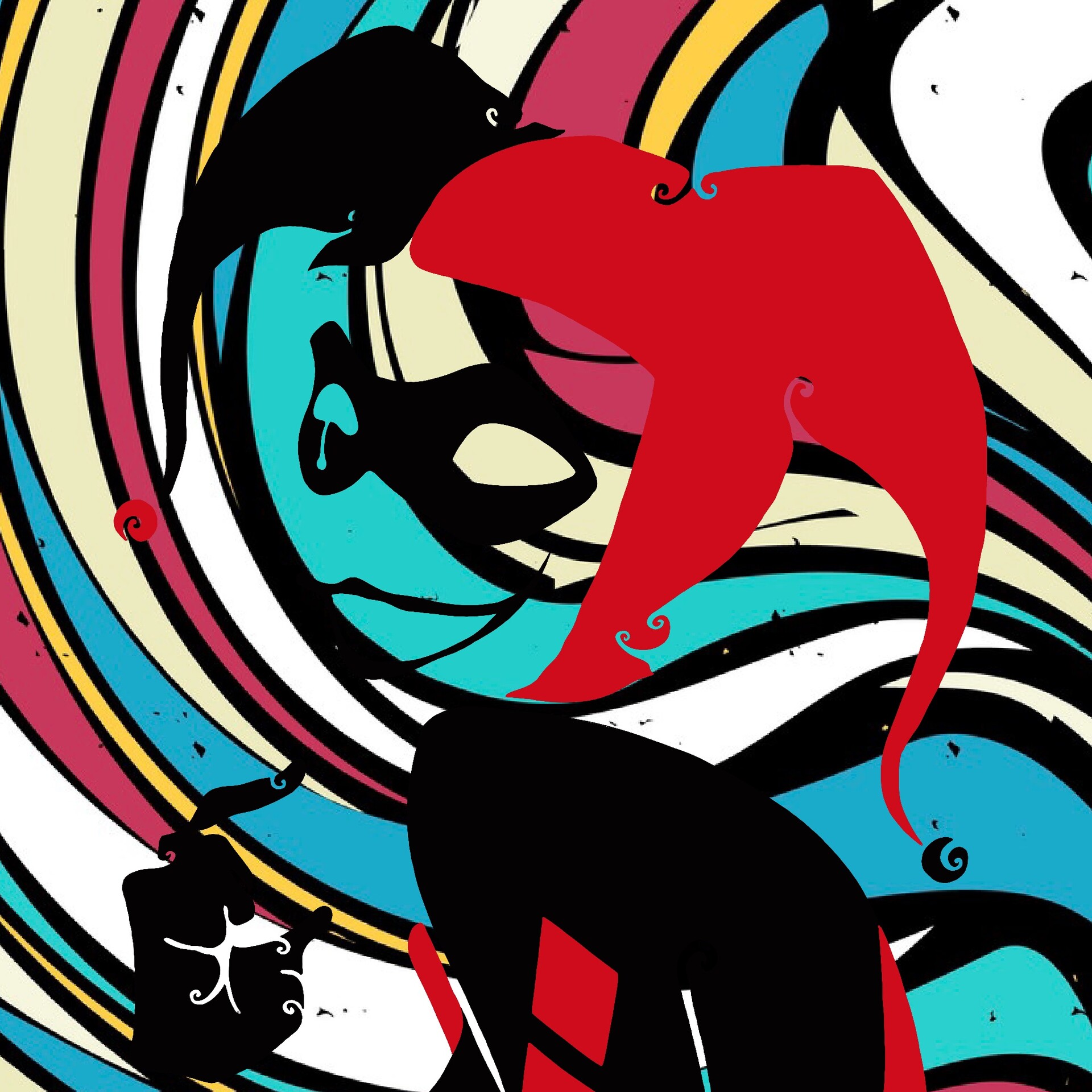 Edward Munn (EDM) - Harley Q (Stencil)