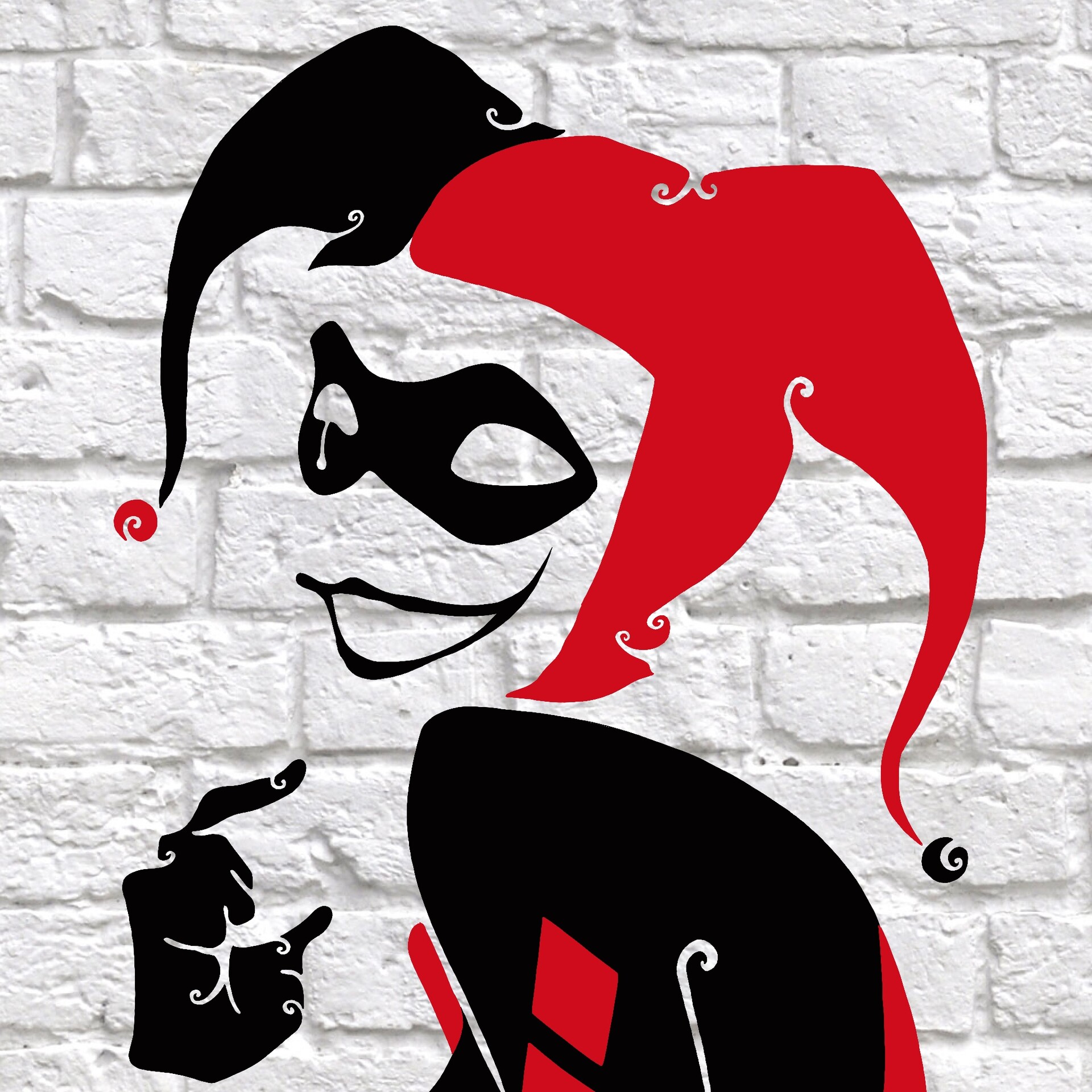 Edward Munn (EDM) - Harley Q (Stencil)