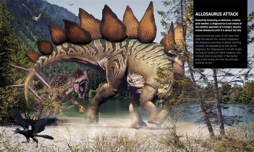 ArtStation - Allosaurus attacks