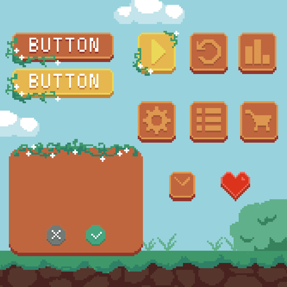 ArtStation - GUI theme 3 to the catsle