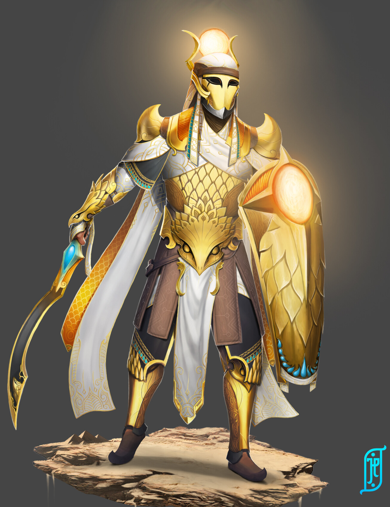 ArtStation - Character 4 - Royal Guard with Shield