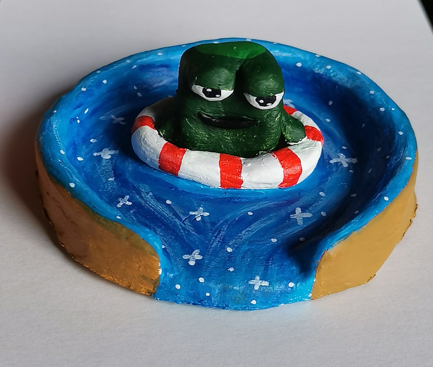 ArtStation - Sad froggy in a pool