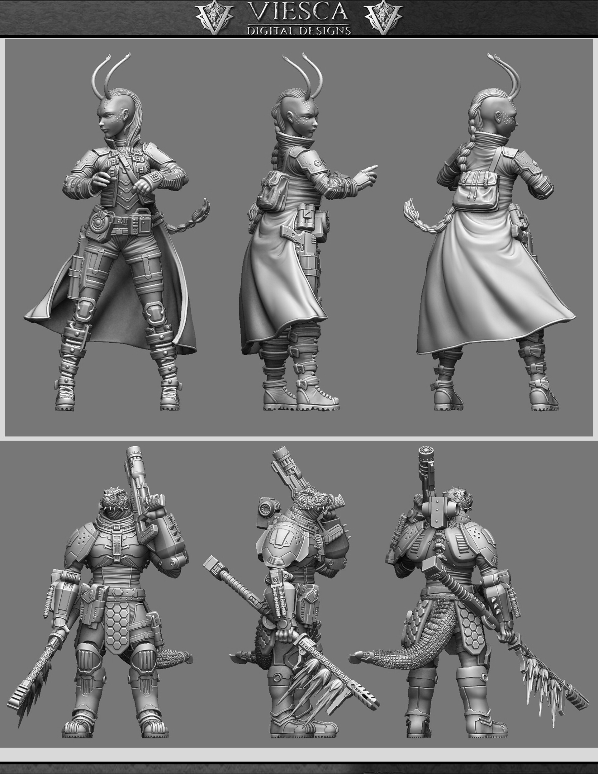 ArtStation - Digital Sculpts for Game Industry