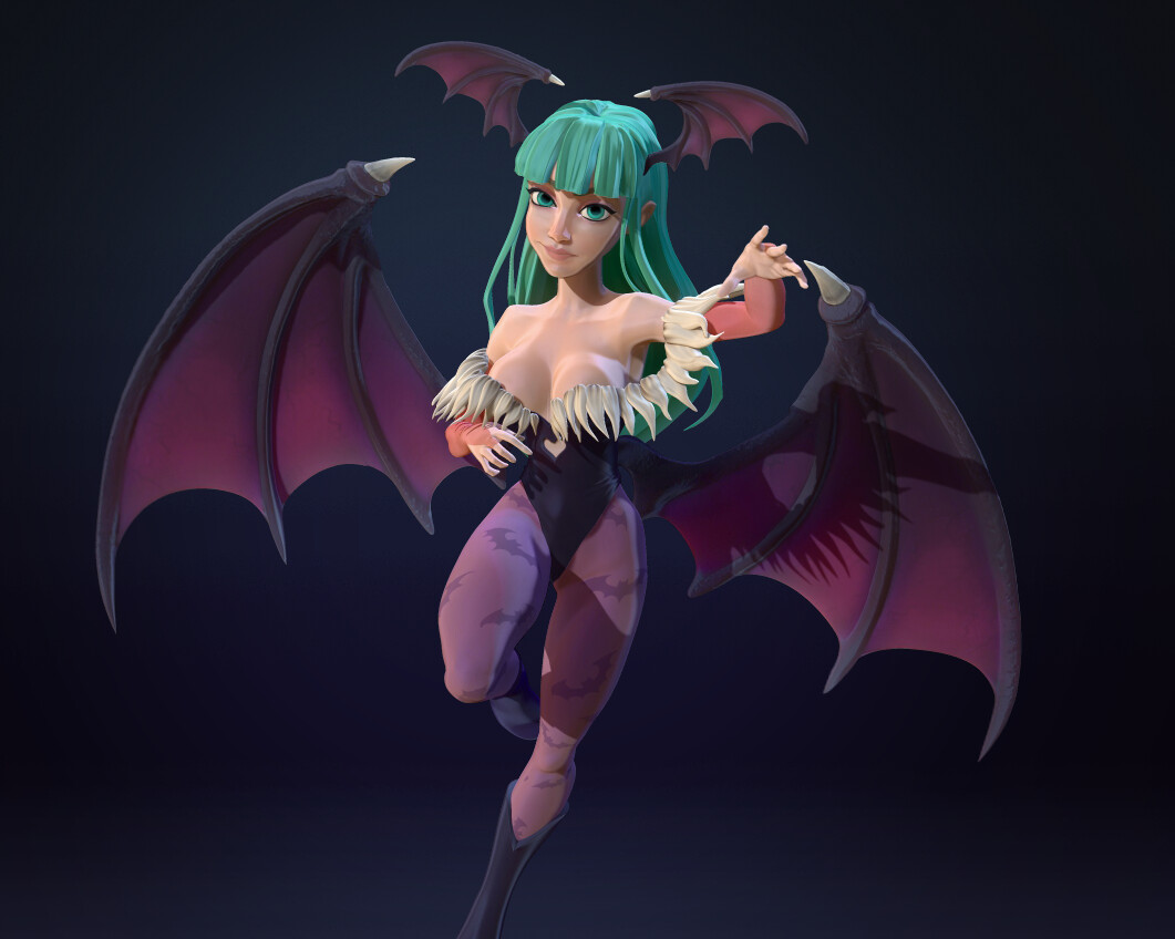 ArtStation - Stylized Morrigan Aensland