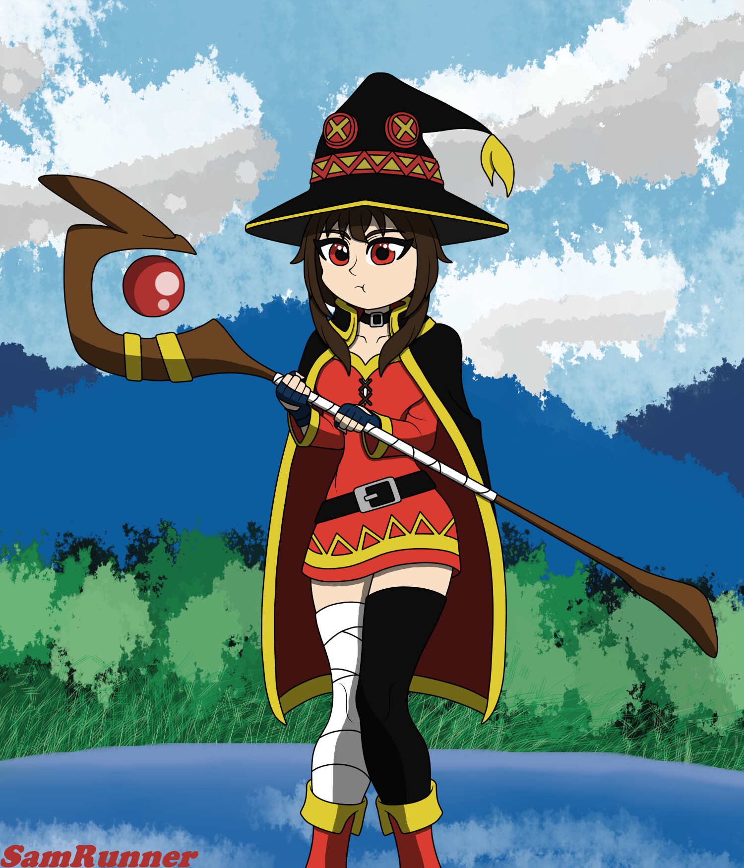 ArtStation - Konosuba Megumin