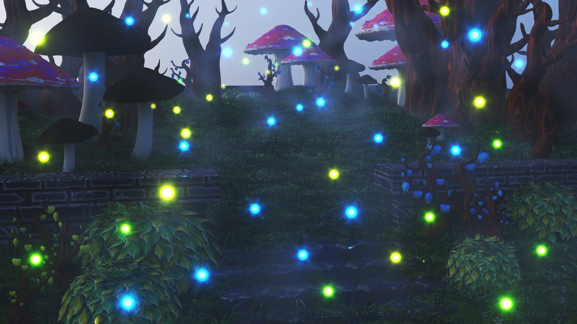 ArtStation - Fantasy Garden