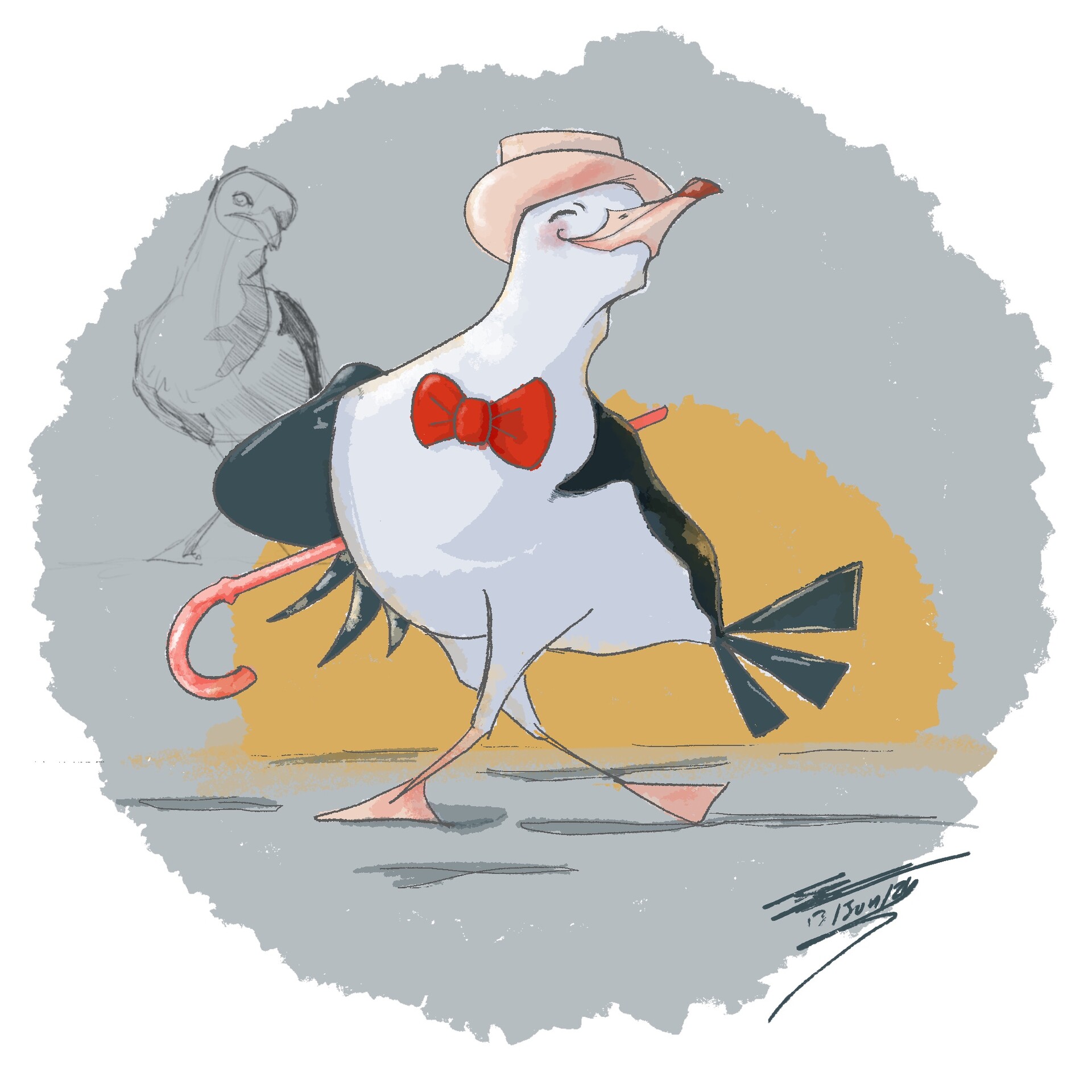 ArtStation - Dancing Bird