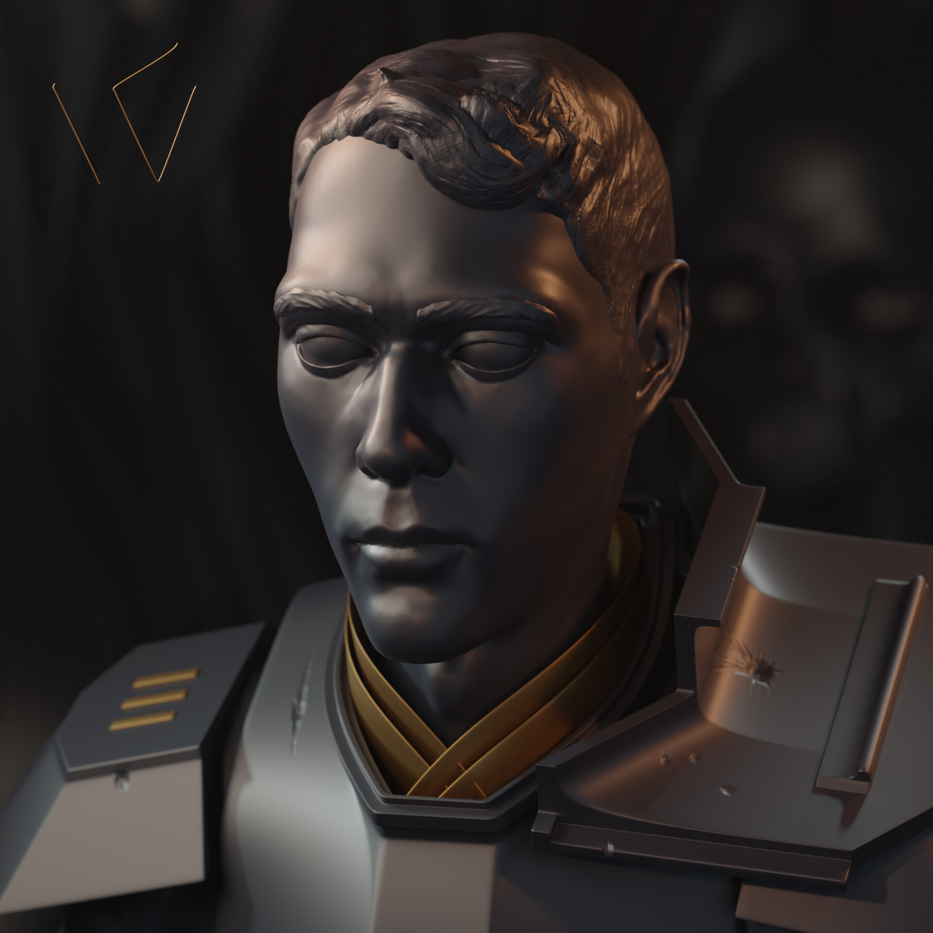 ArtStation - Sci-fi Self Portrait