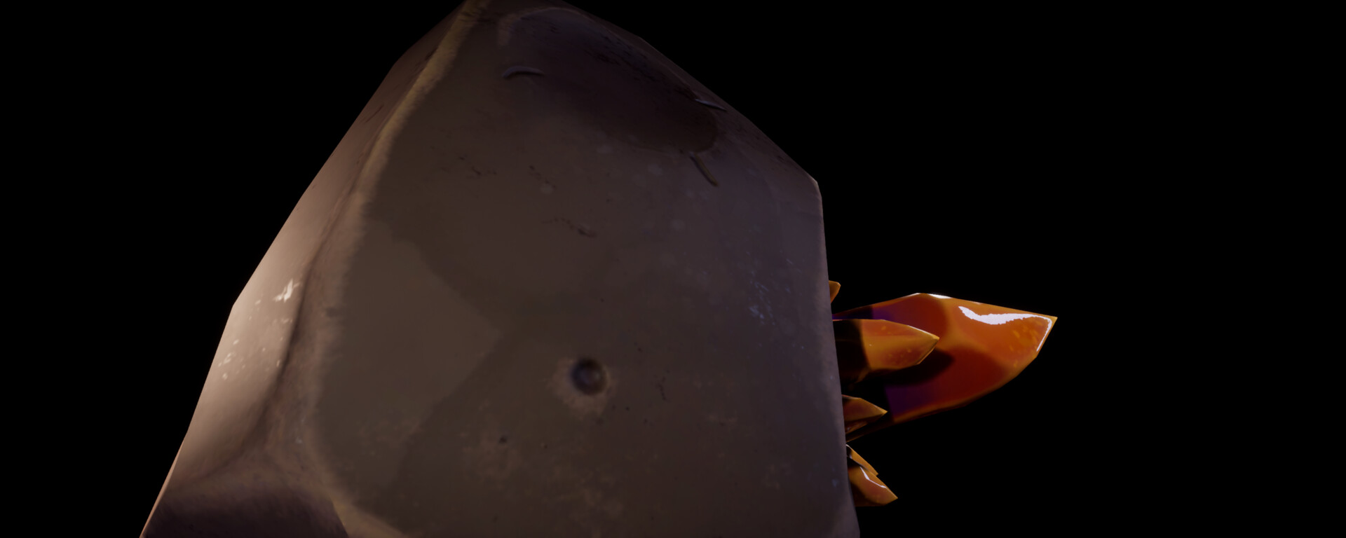 Lapsune - 3D Game Art - Space Infected Rock