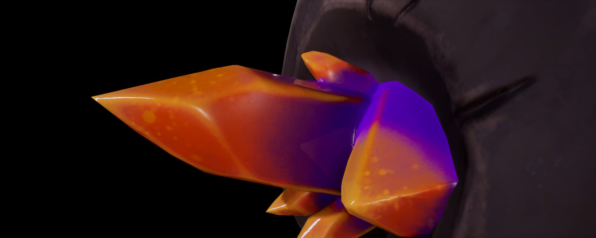 Lapsune - 3D Game Art - Space Infected Rock