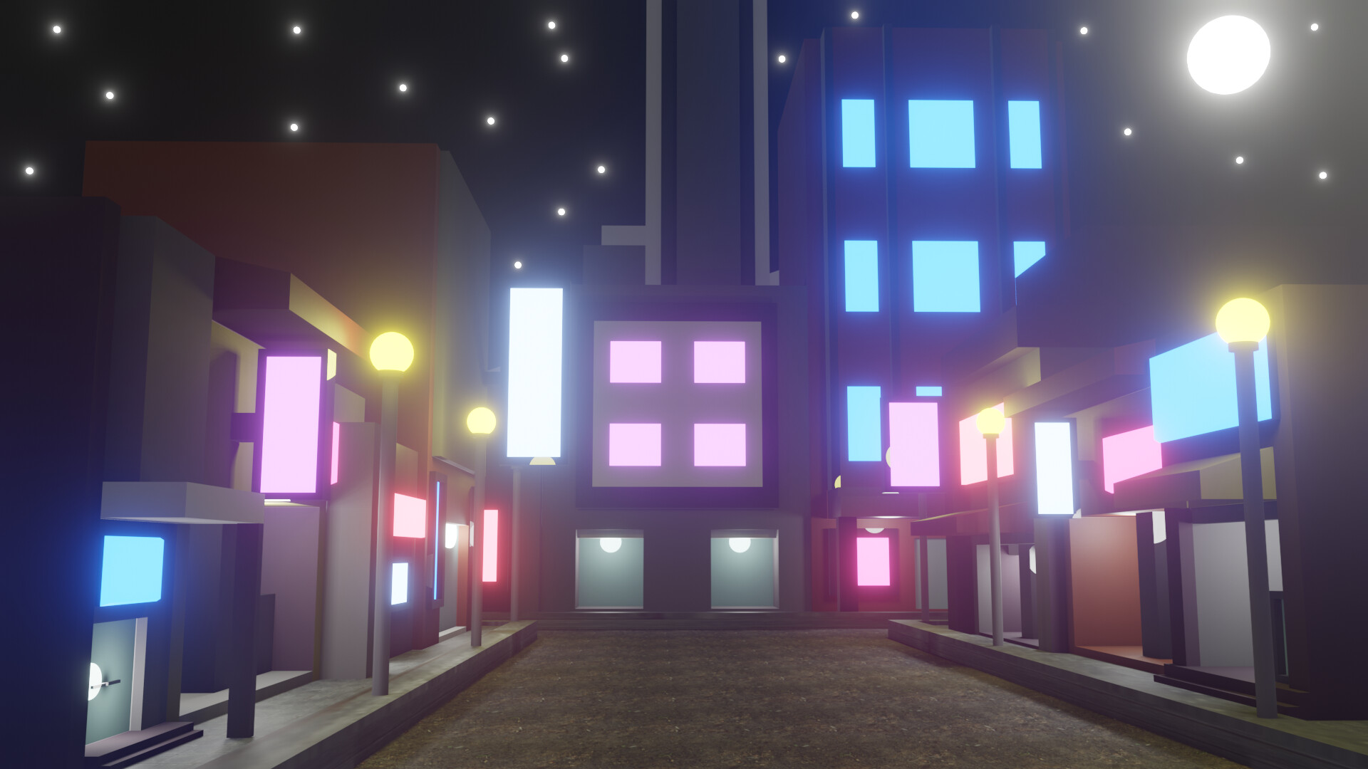 ArtStation - Invisible lights of the city