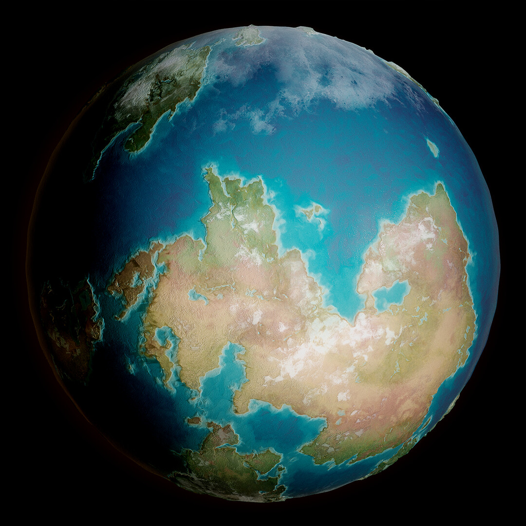 ArtStation - Procedural Earth-Like Planet!