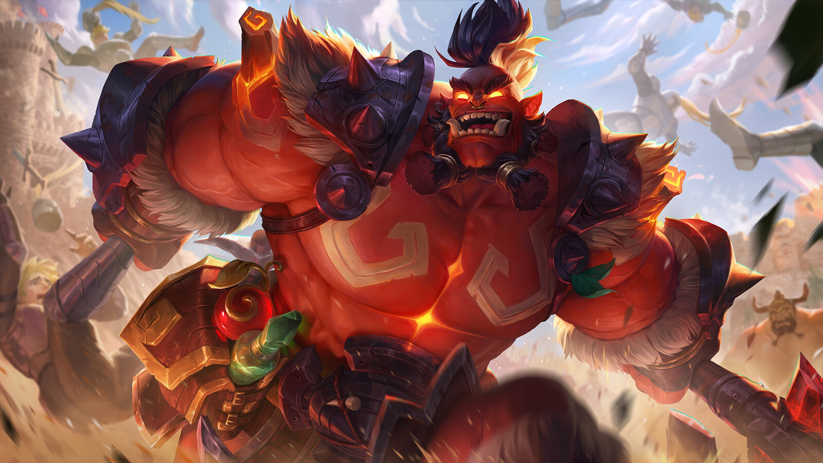 Ina Wong - Mundo Rageborn - League of Legends Splash Art