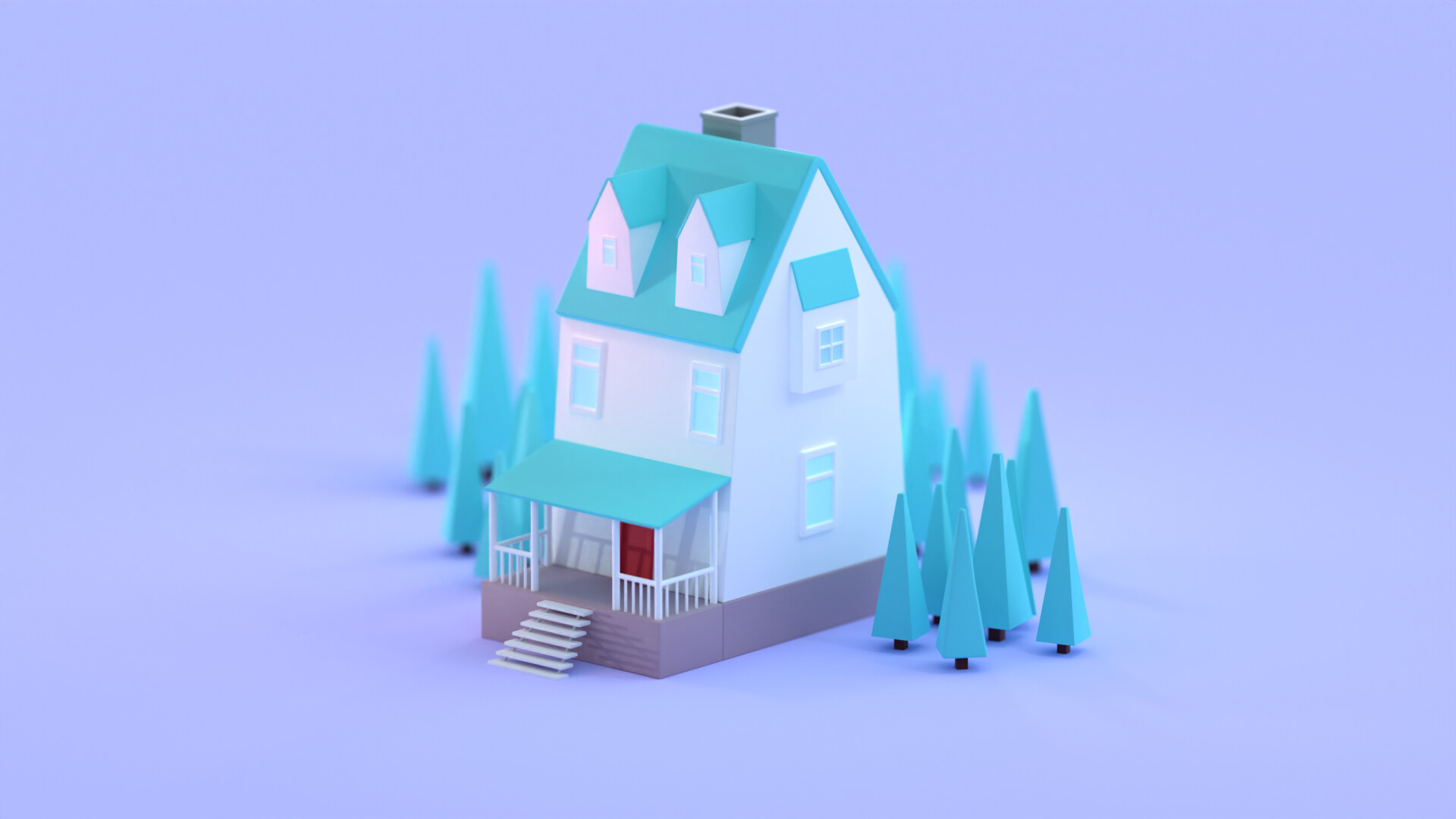 ArtStation - Random Home Design (Cartoon Style)