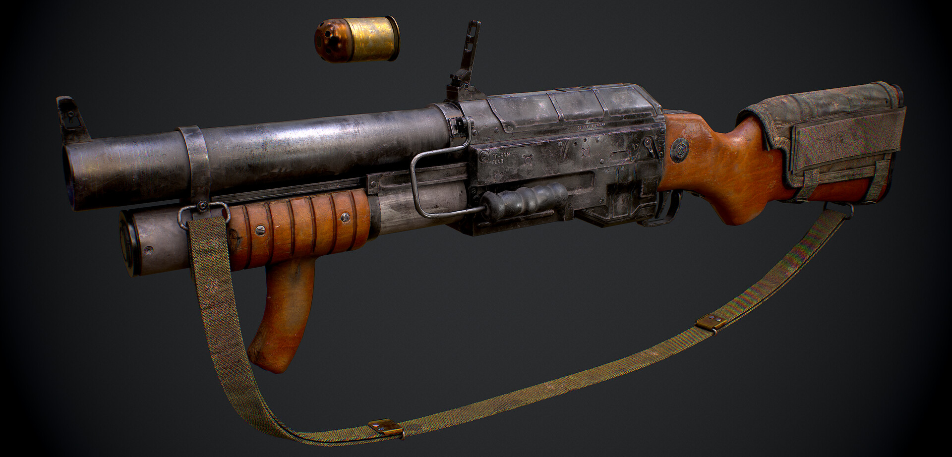 Roman Korenkov - GP-96/97M Soviet Pump-action grenade launcher system