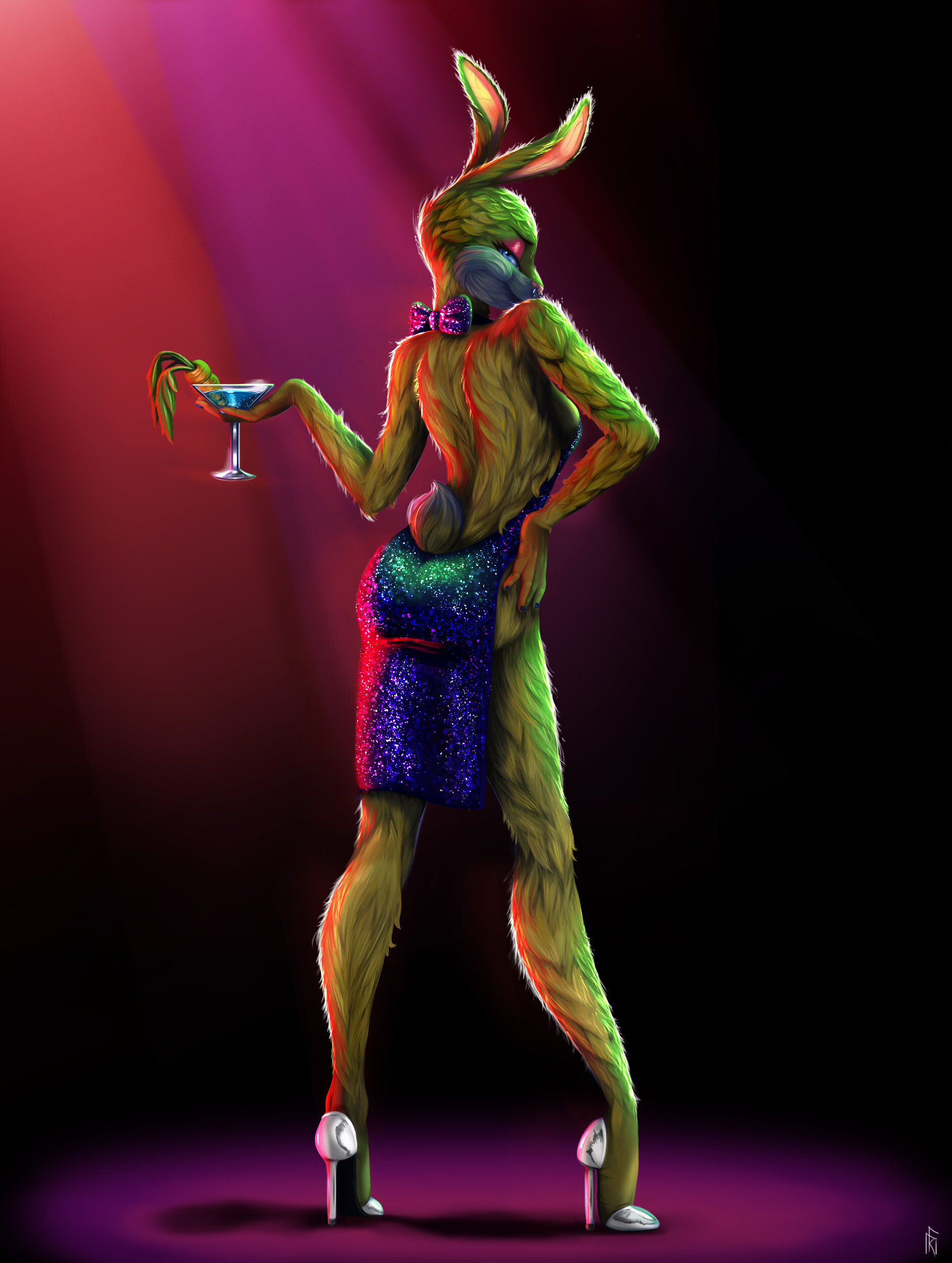 ArtStation - night bunny