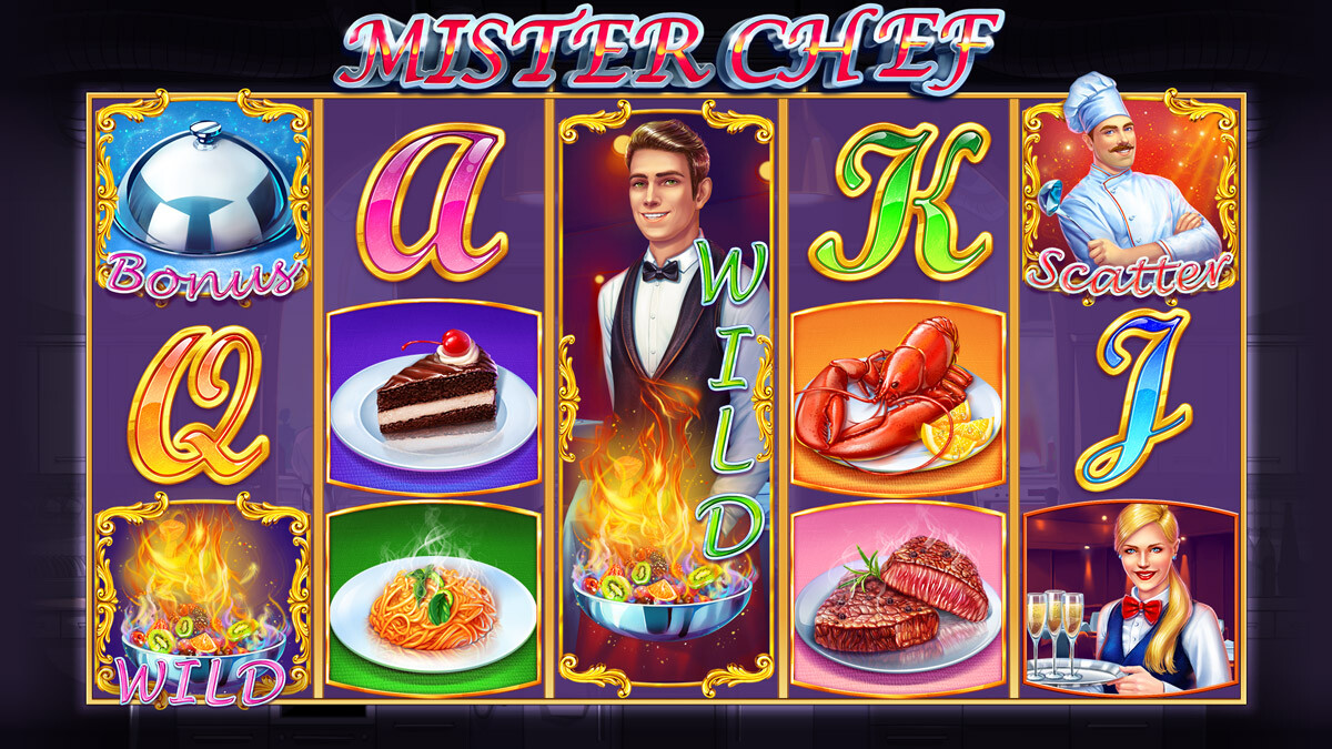 ArtStation - Slot machine reels development for the "Mister Chef" game