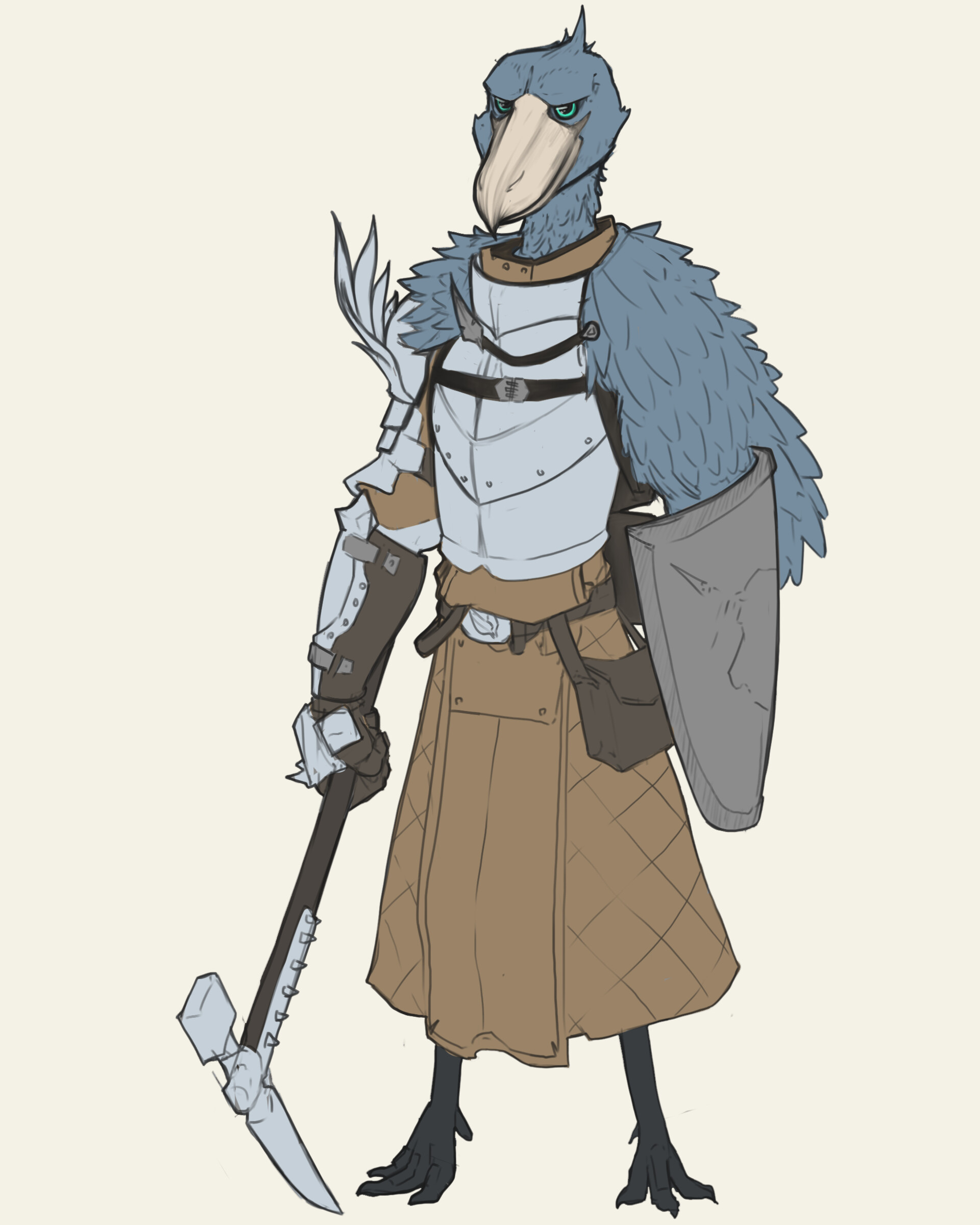 ArtStation - Aarakocra Paladin