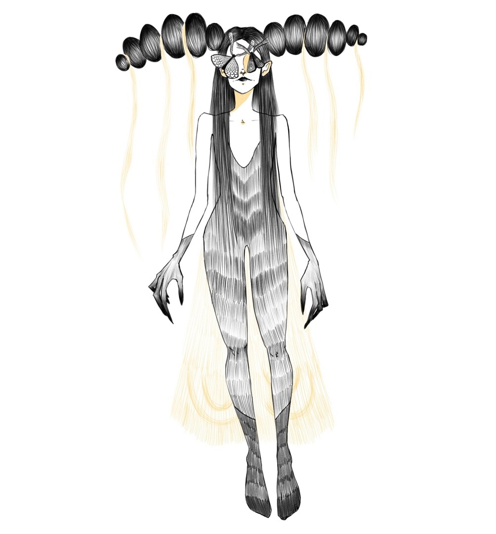 Eve Yari - Series of illustrations: The Woods