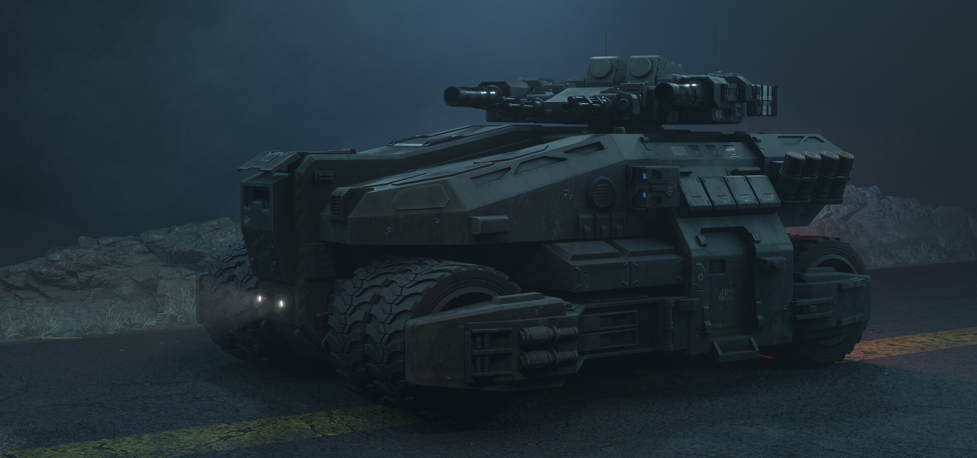 ArtStation - Heavy Armored Vehicle