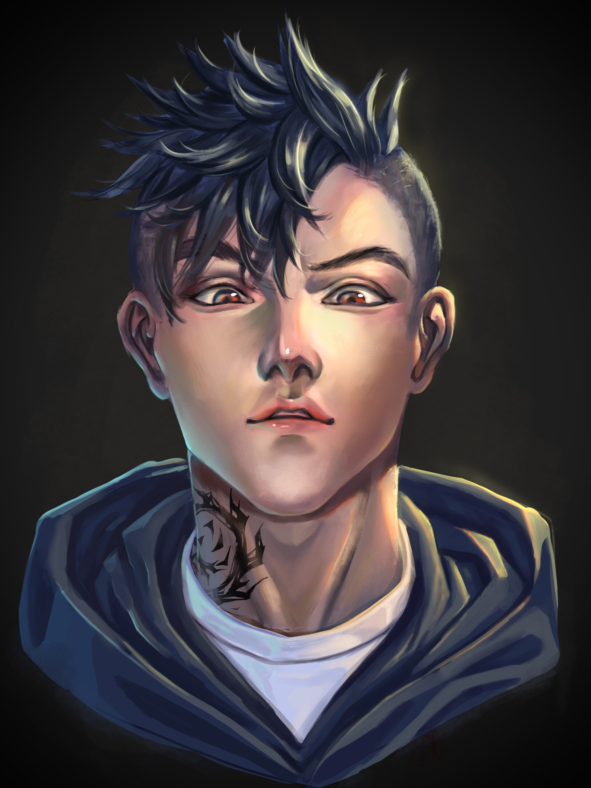 ArtStation - Ian - The red king fanart