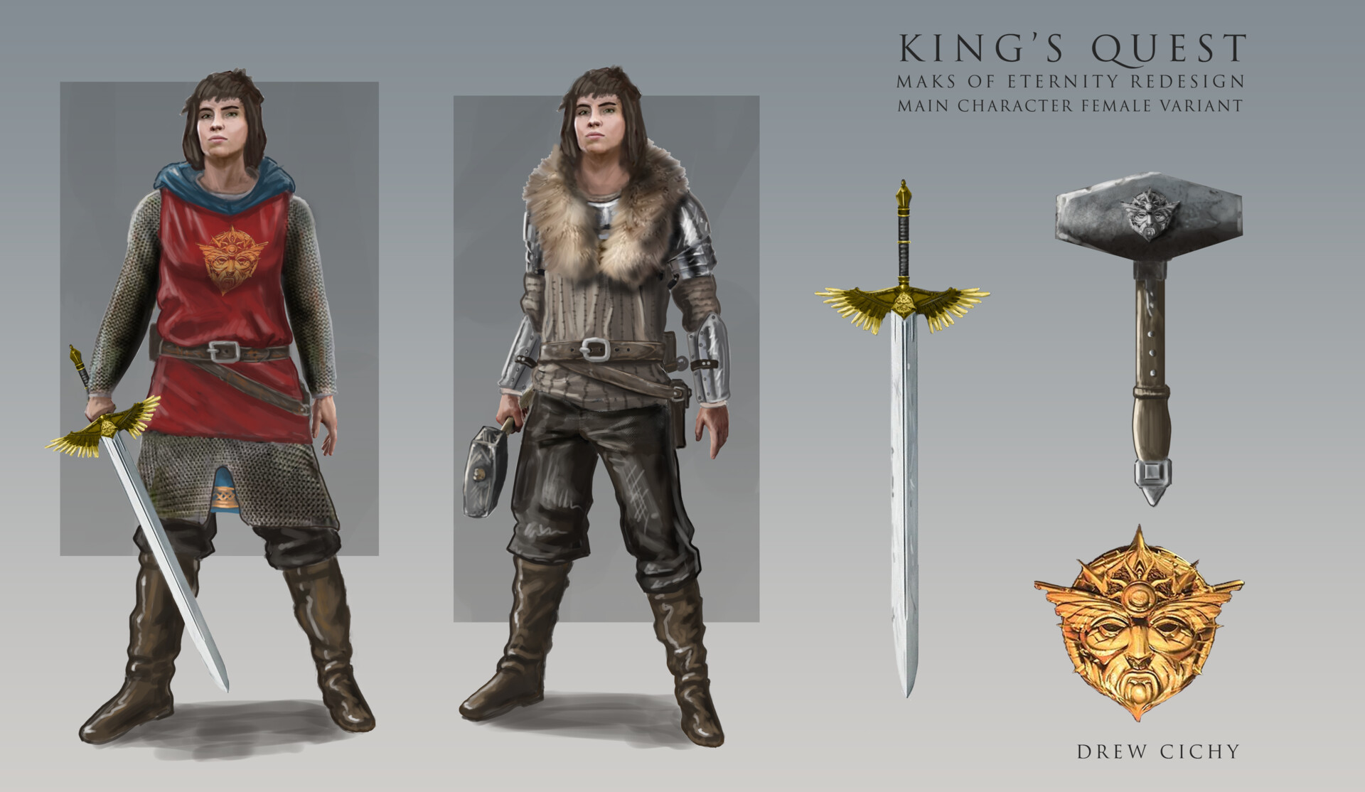 ArtStation - King's Quest Mask of Eternity Alt Character