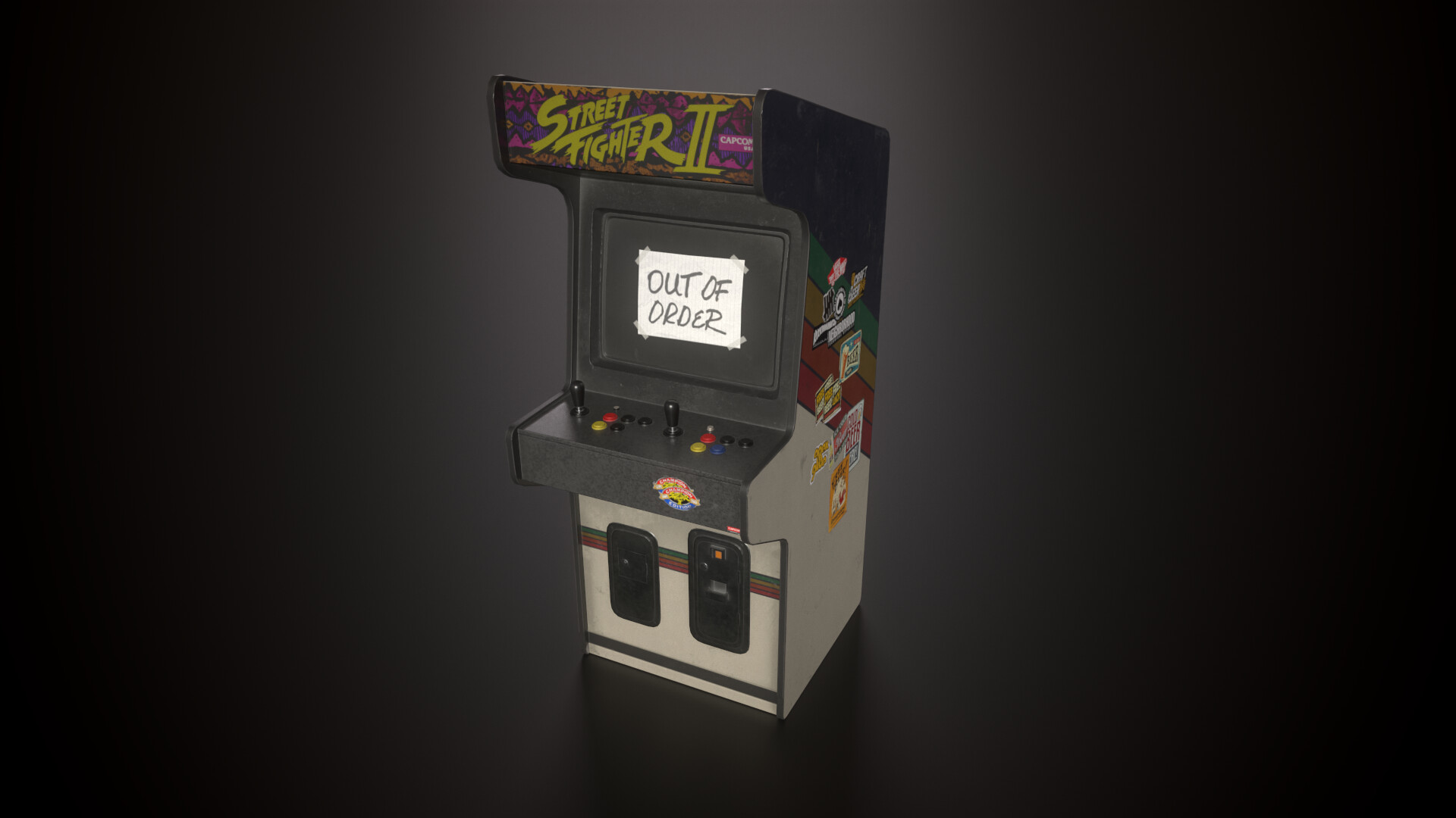 ArtStation - arcade machine