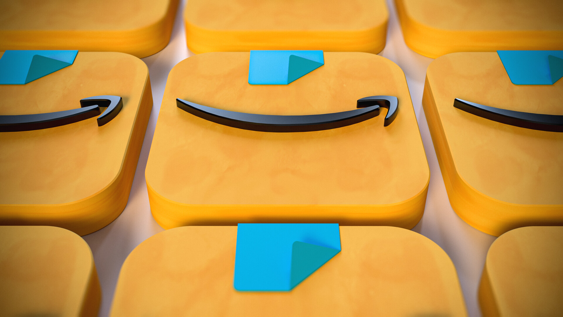 ArtStation - Amazon - 3D icon in Photoshop and Dimension