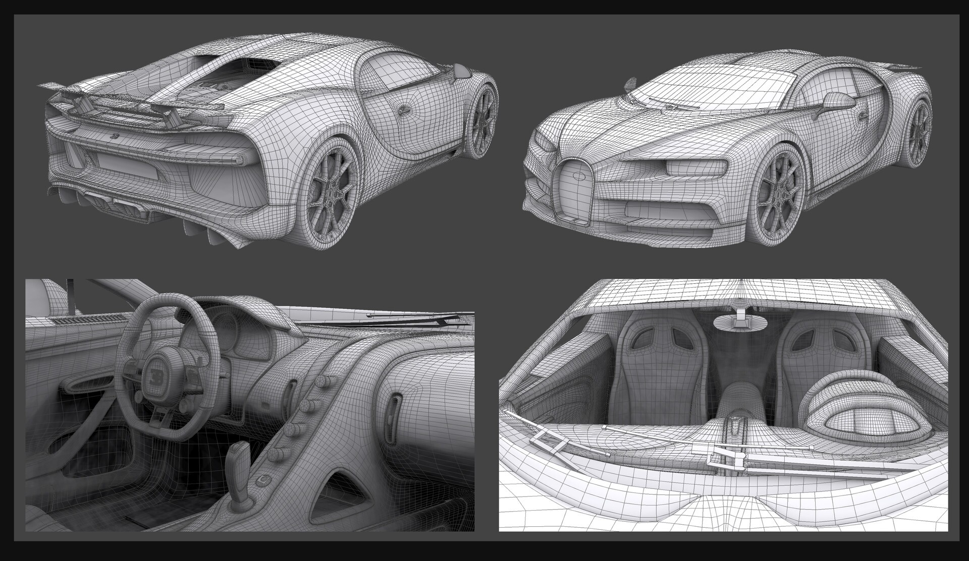 ArtStation - Bugatti Chiron