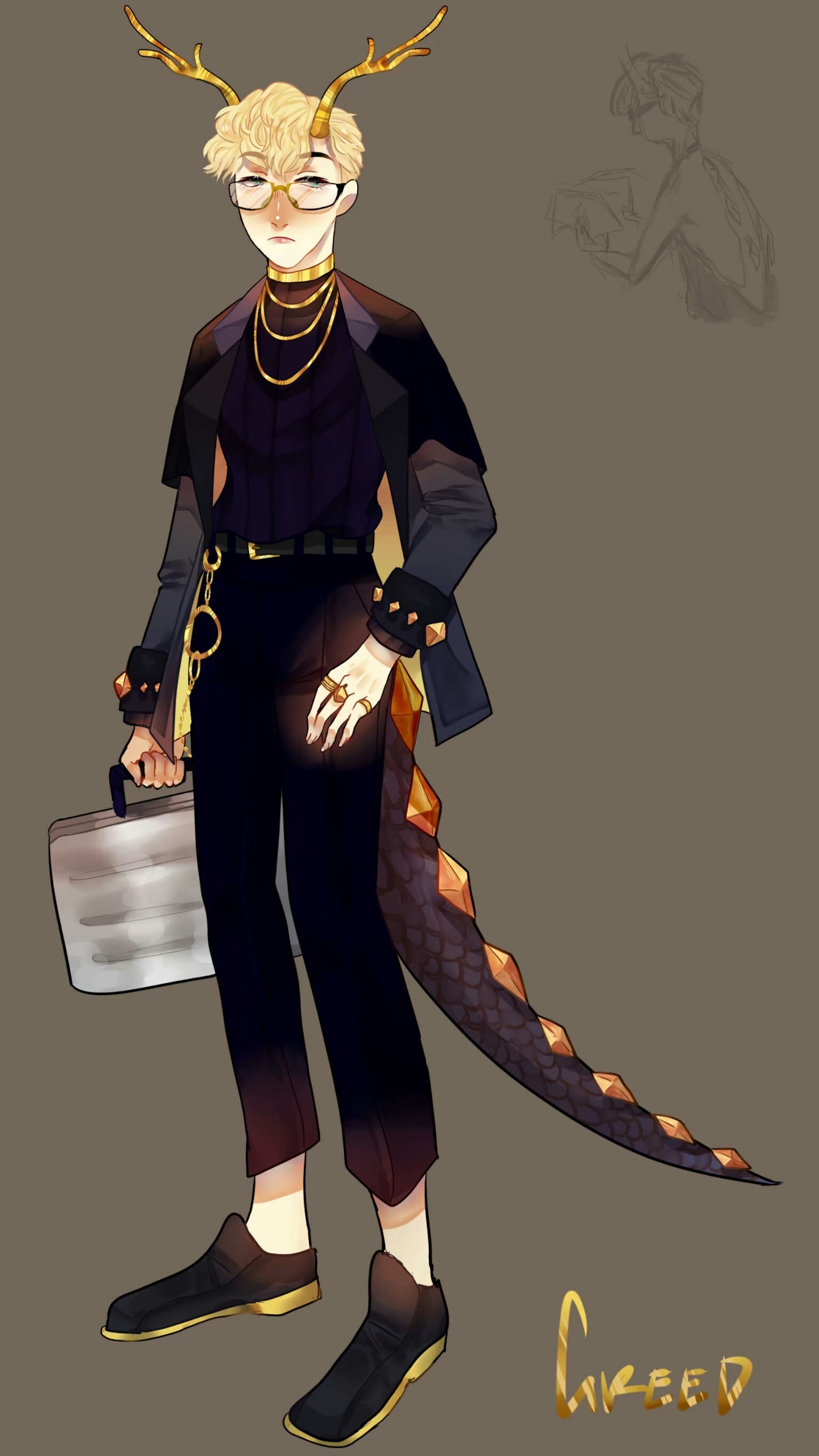 ArtStation - Greed demon designs