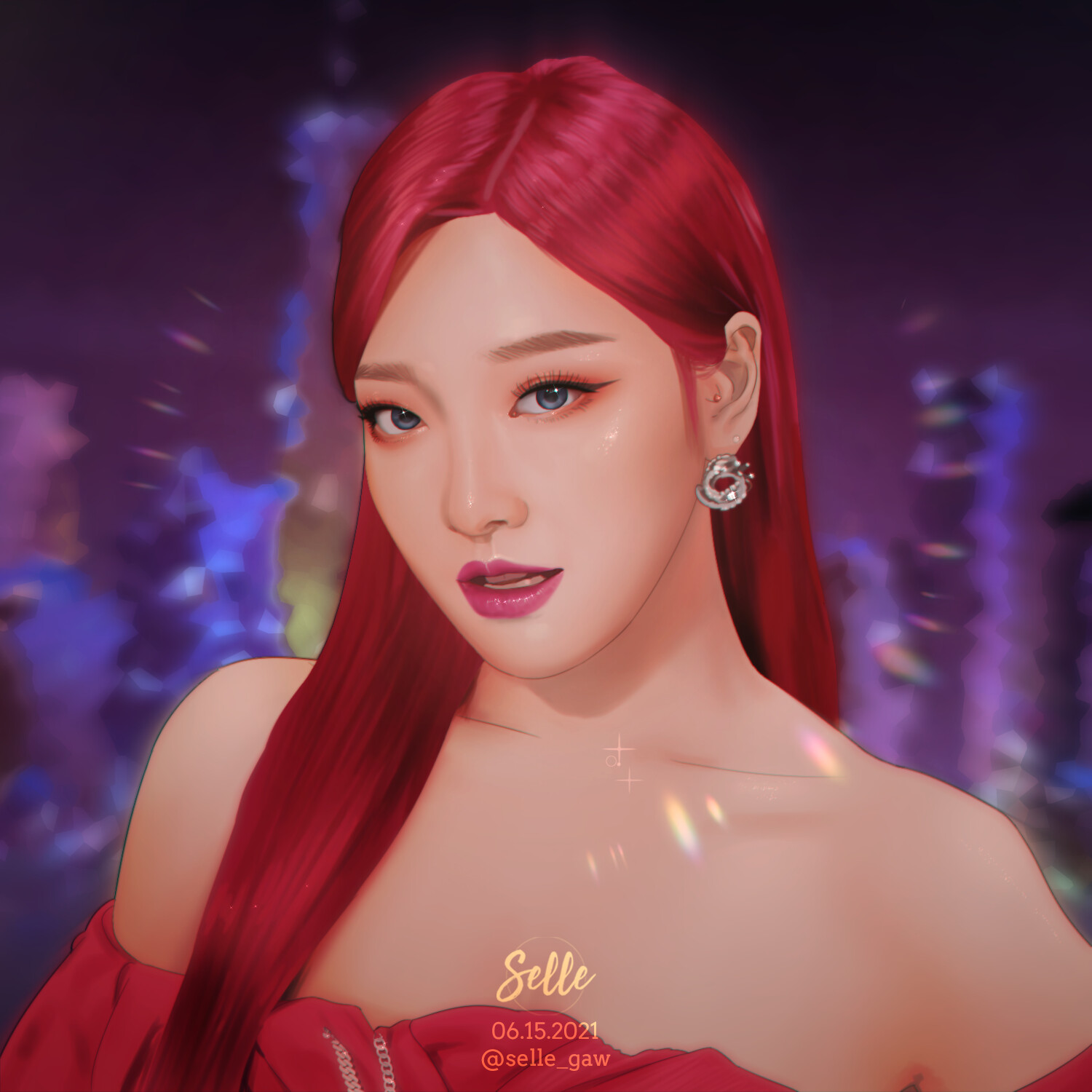 ArtStation - NINGNING (AESPA Fan Art)