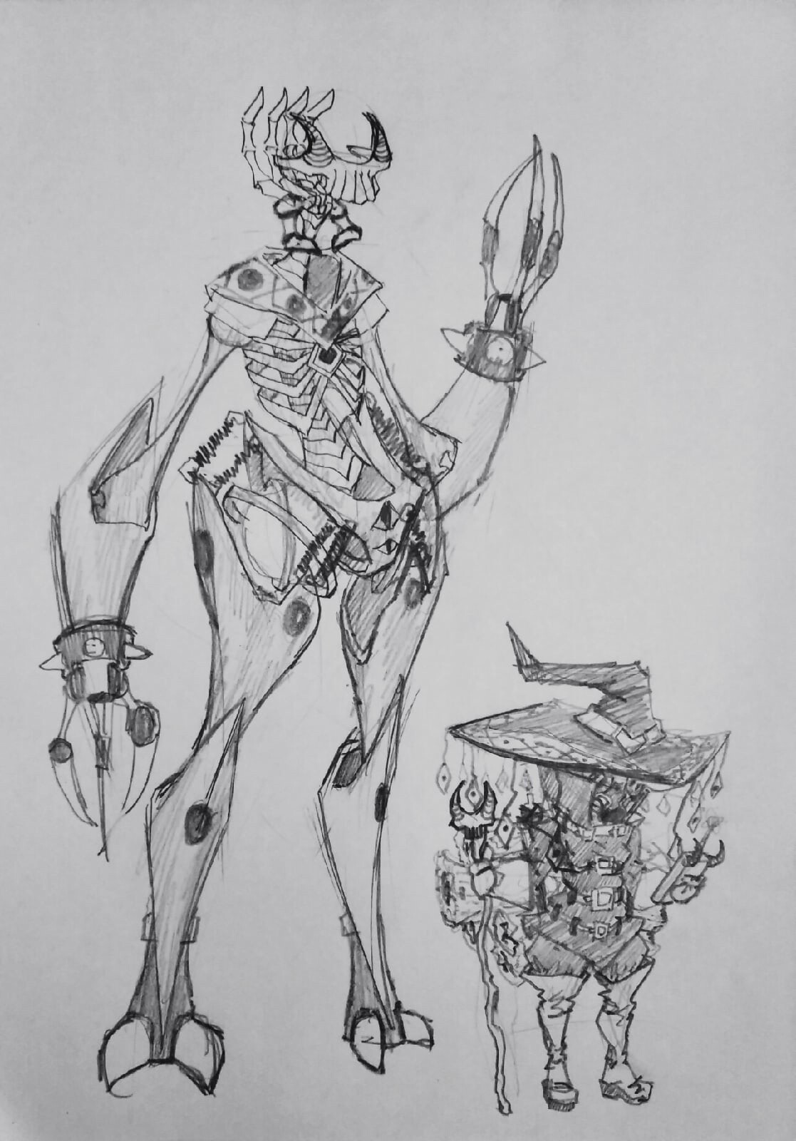 ArtStation - Necromech & controller witch