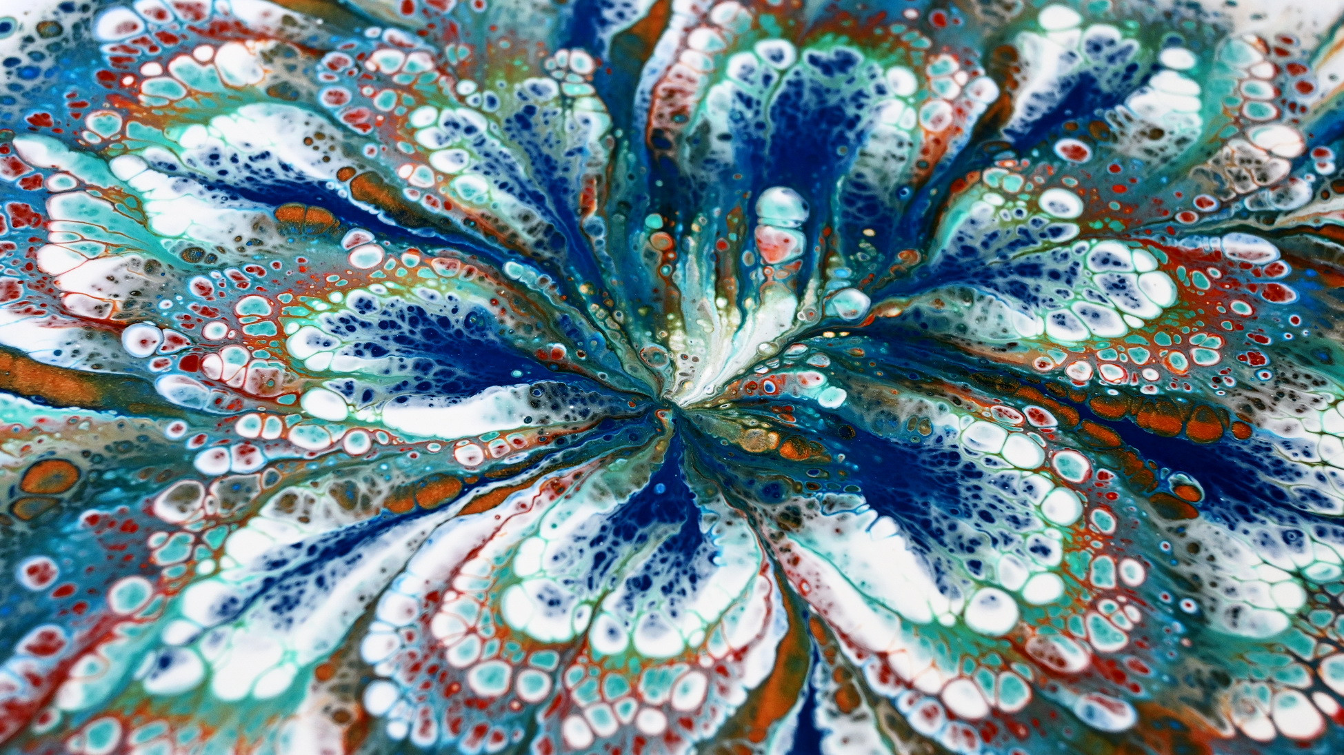 Just pour with Fiona - NEW recipe ~ BEAUTIFUL acrylic pour flower ~ US ...