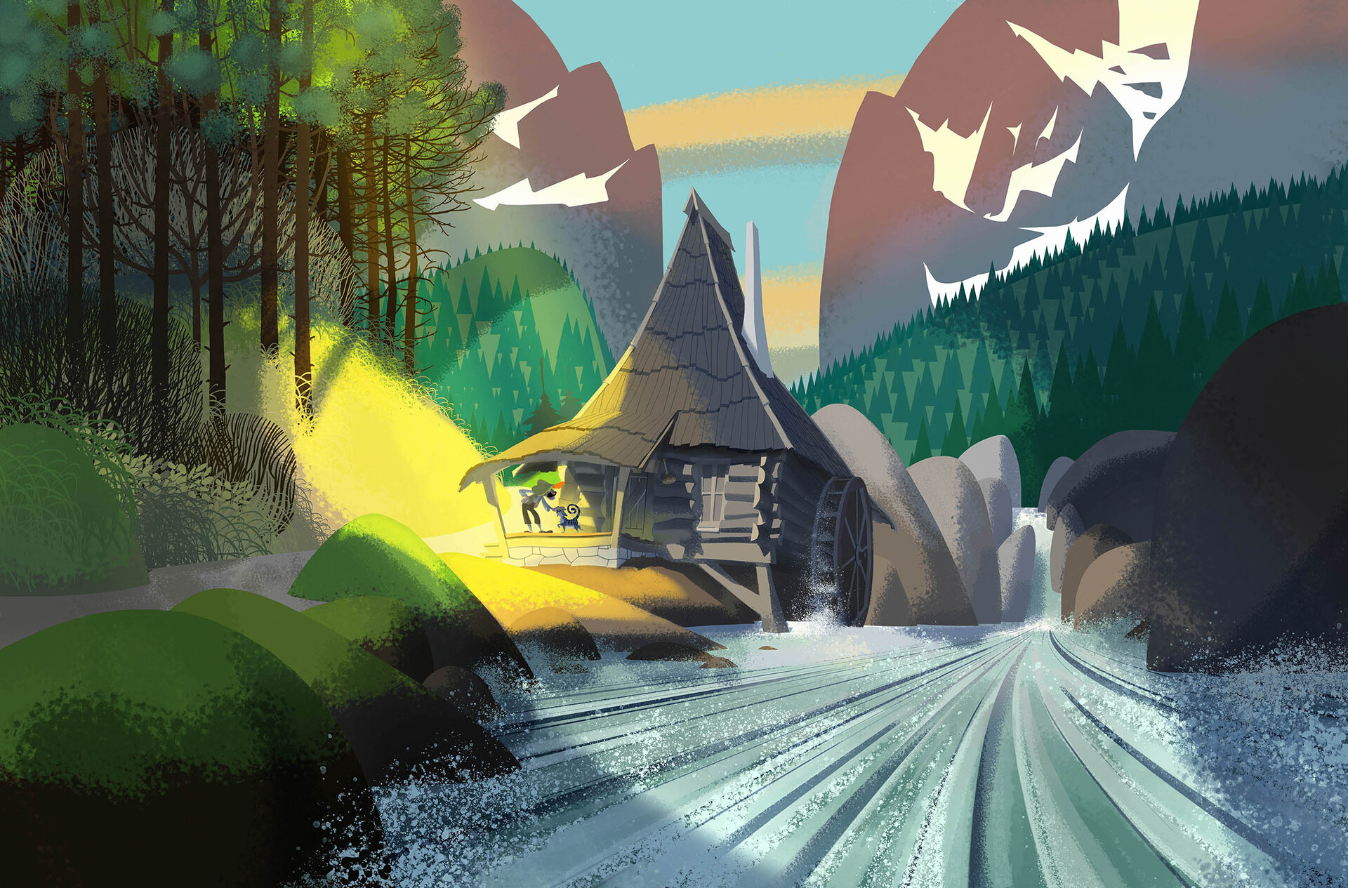 ArtStation - The adventures of Tosha the Cat