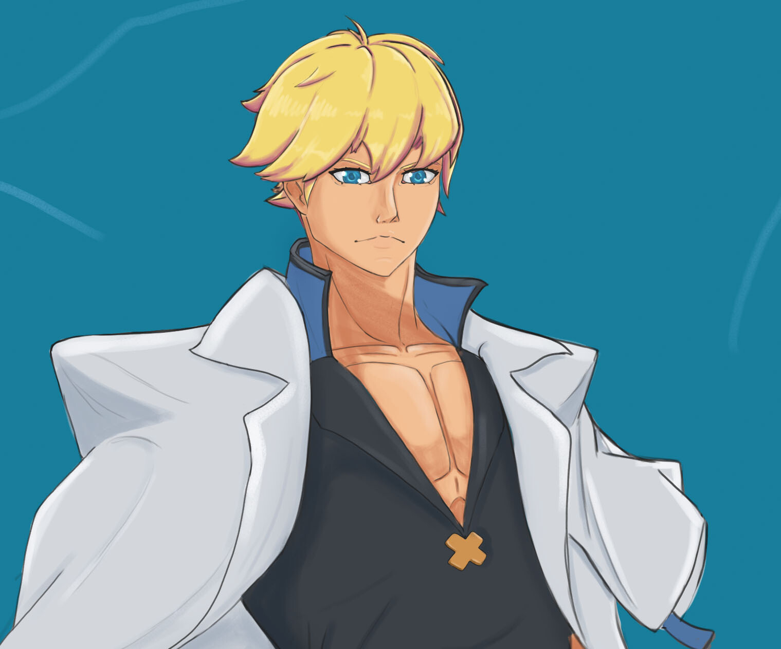 ArtStation - Guilty Gear Strive, Ky Kiske Fan Art