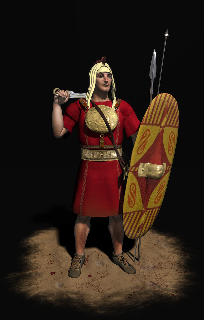 ArtStation - Iberian Scutarius (Zama 202 BC)