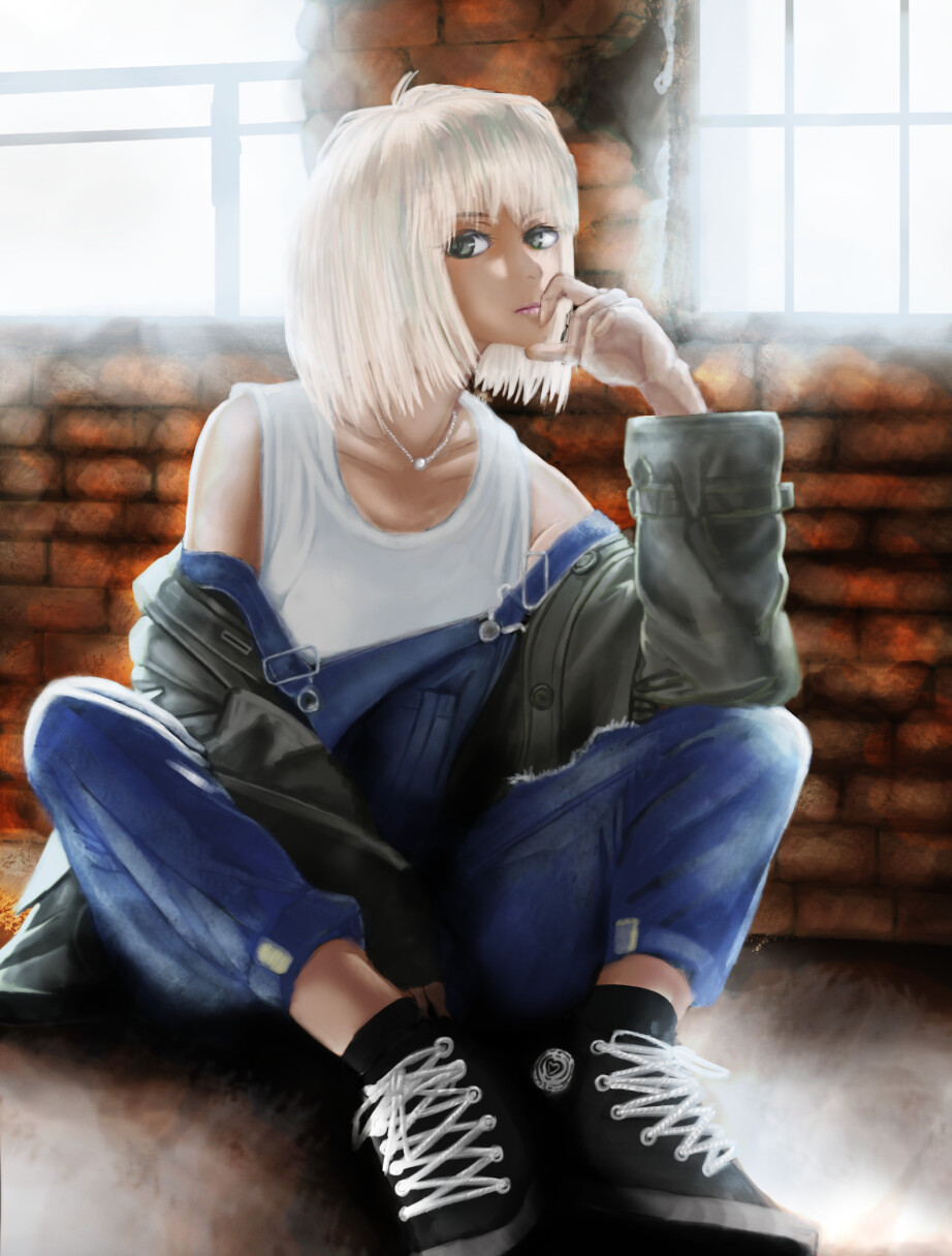 ArtStation - Sitting woman